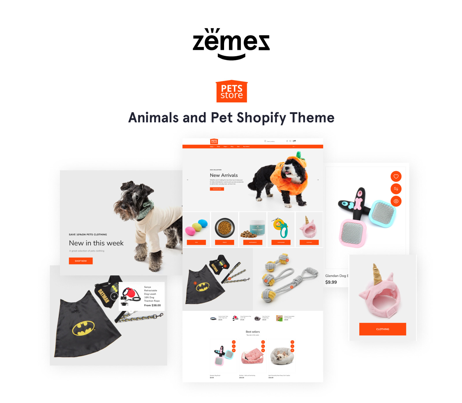Animals and Pet Shop Responsive Online Store 2.0 Shopify Theme