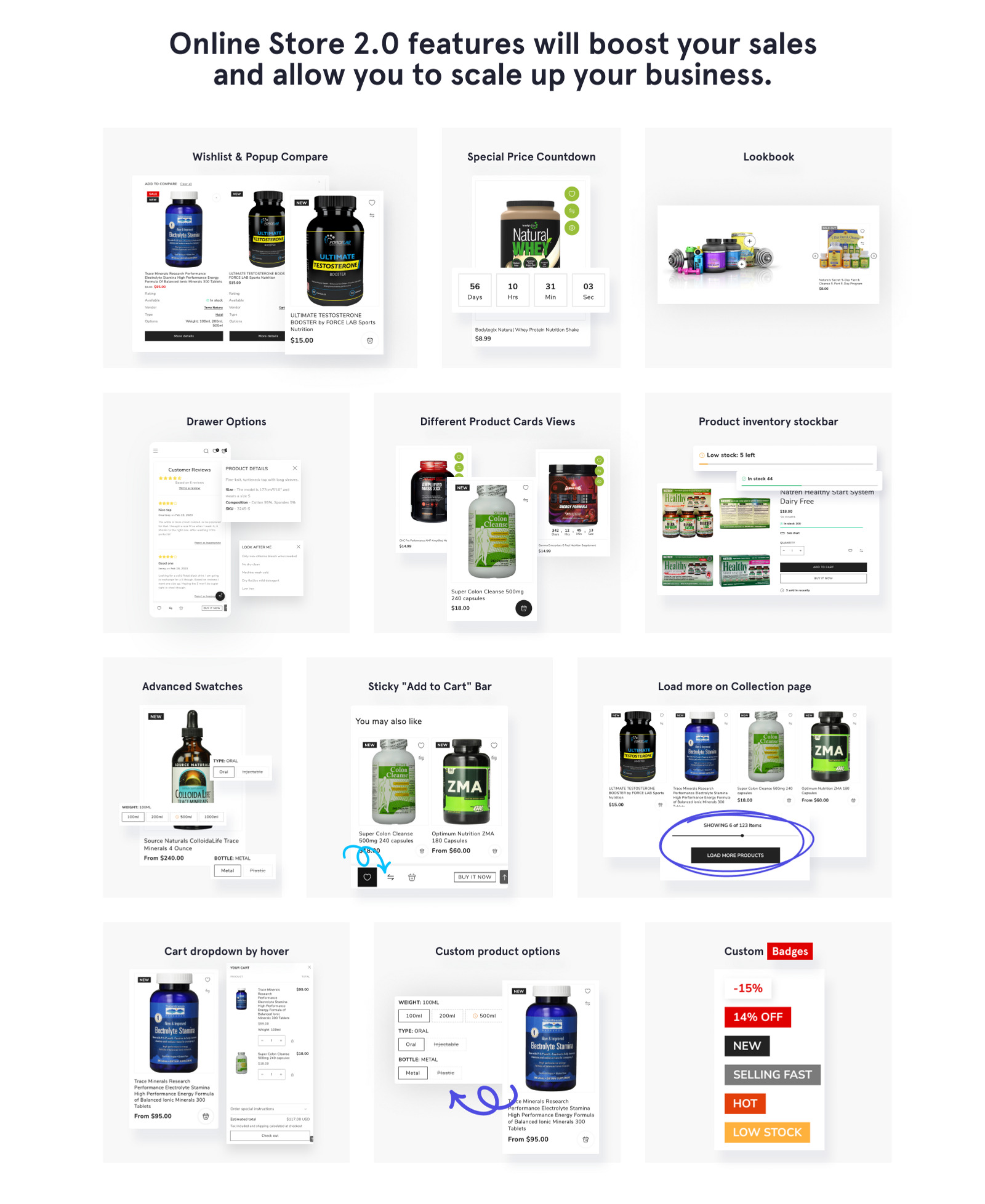 Nutrivibe Hub - Nutrition Supplements Shopify Online Store 2.0 Theme