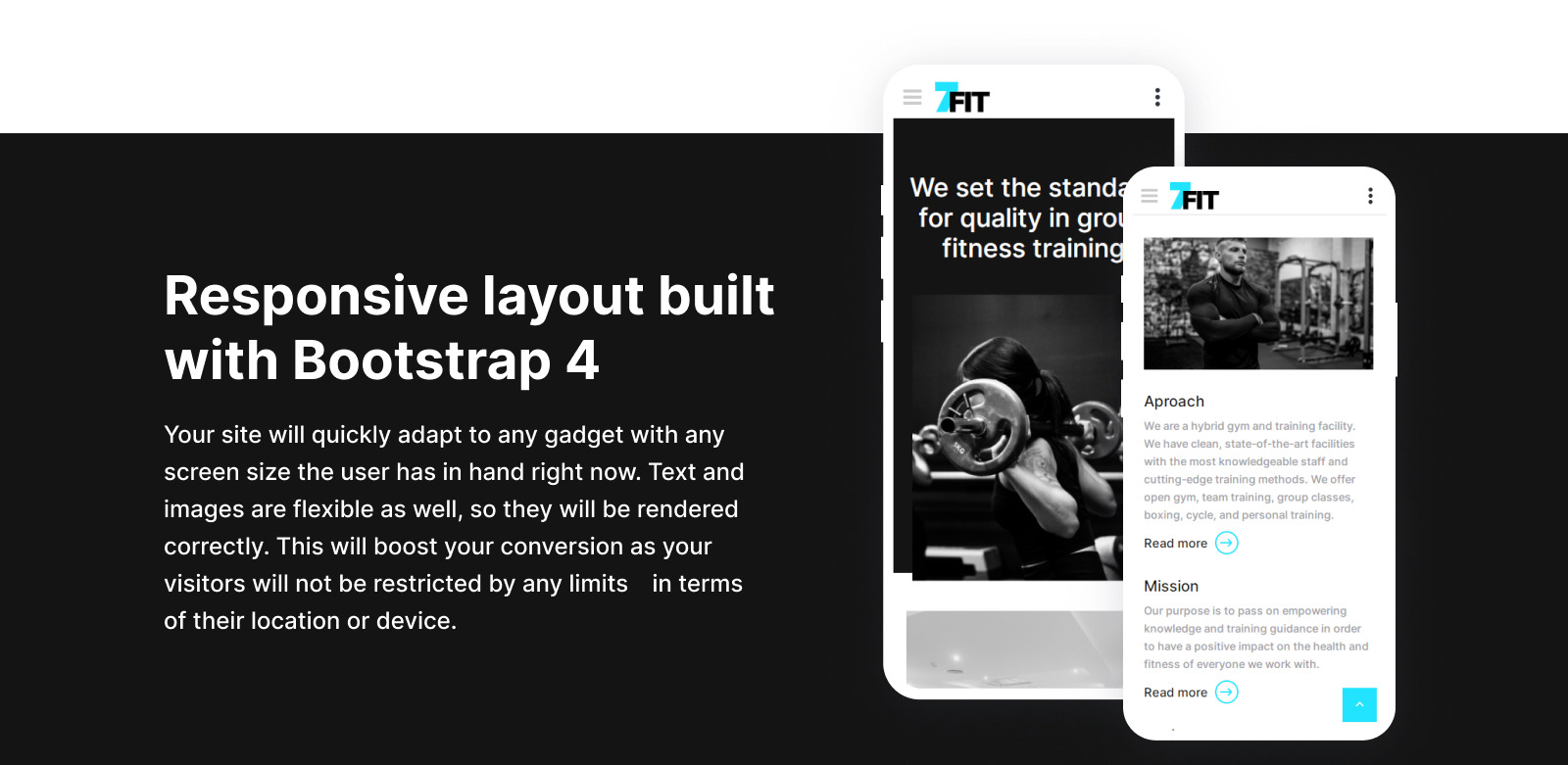 7Fit - Gym HTML5 Responsive Website Template