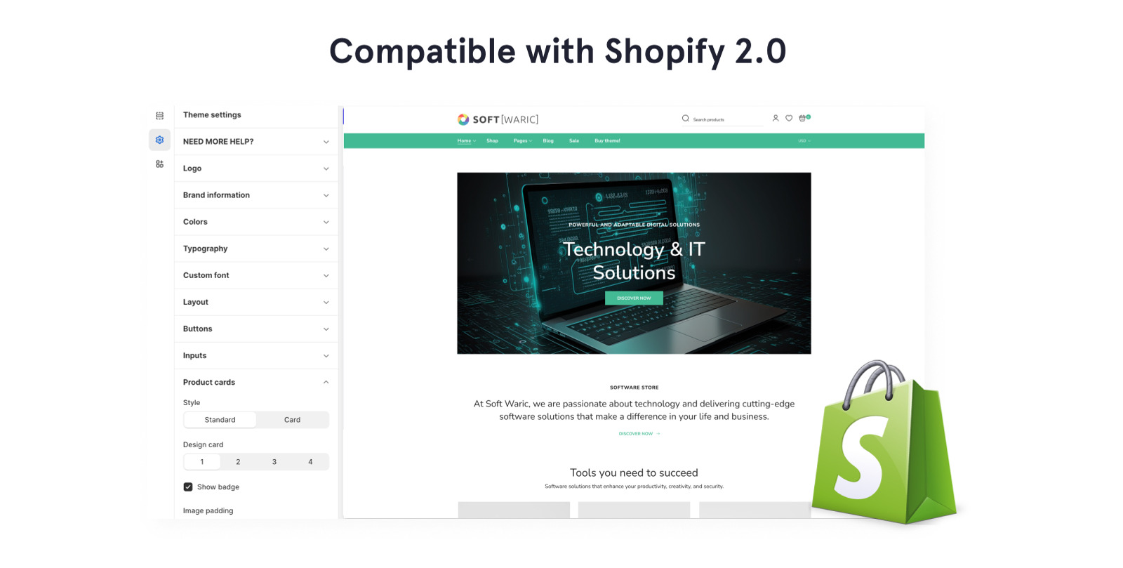 Soft Waric - Software Online Store 2.0 Responsive Shopify Theme