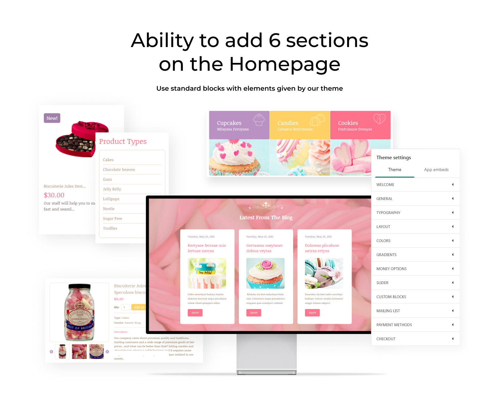 Sweets' King Store Shopify Theme #53922 - TemplateMonster