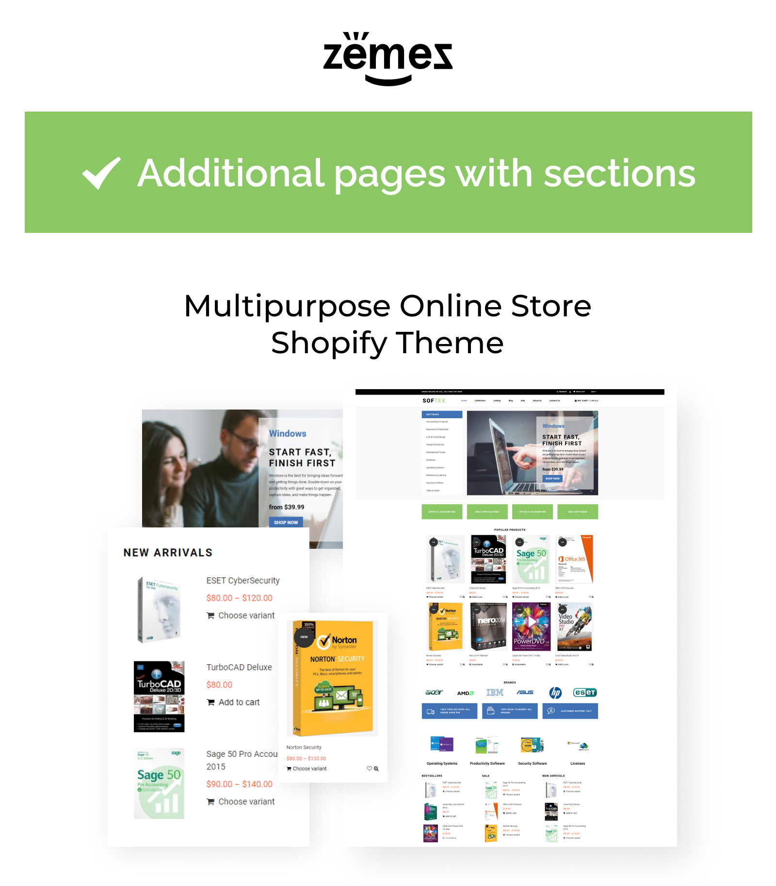 Softex - Software Store Shopify Theme - TemplateMonster