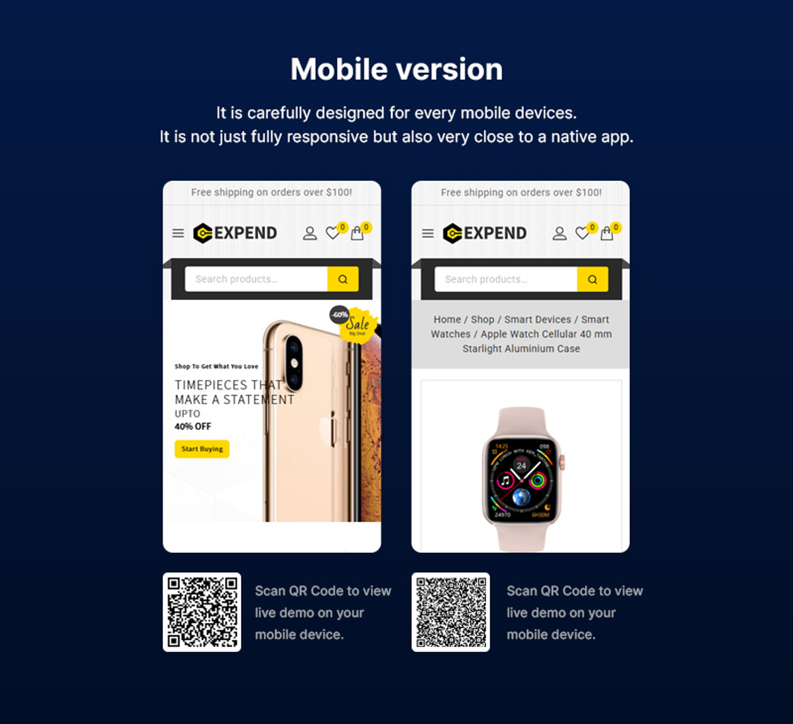 Expend - Electronics and Mega Store Elementor WooCommerce Theme