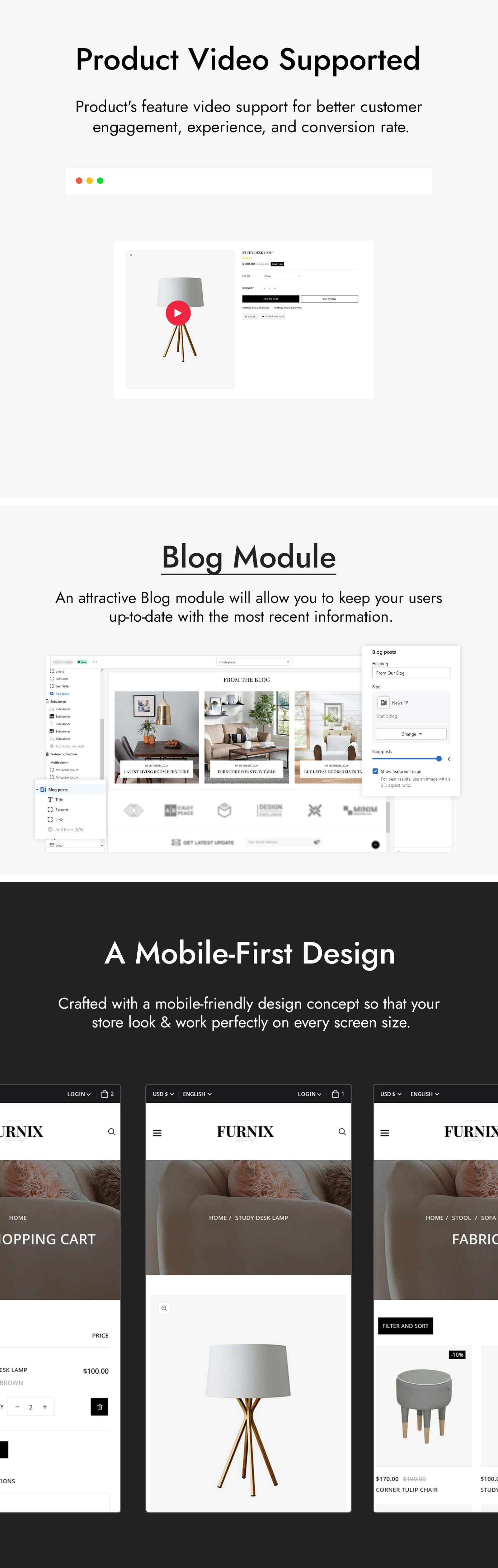 Furnix - Furniture and Decor Shopify Theme - TemplateMonster