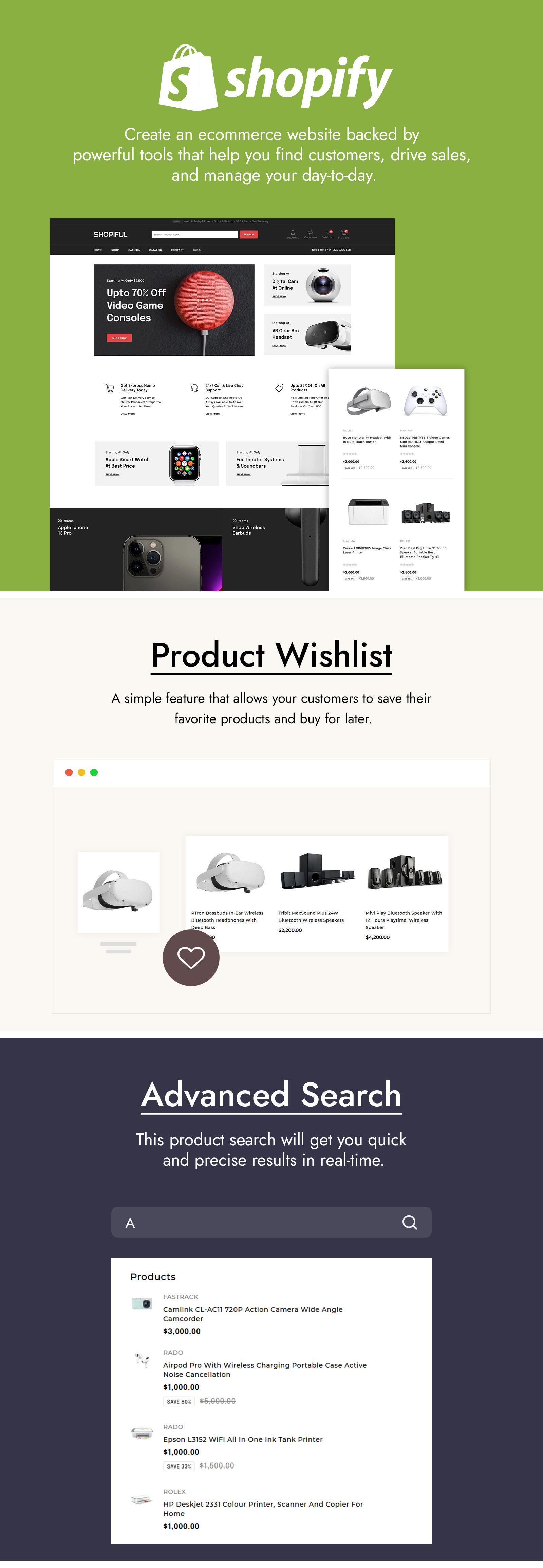 Shopiful - Electronic Shopify Theme #230420 - TemplateMonster