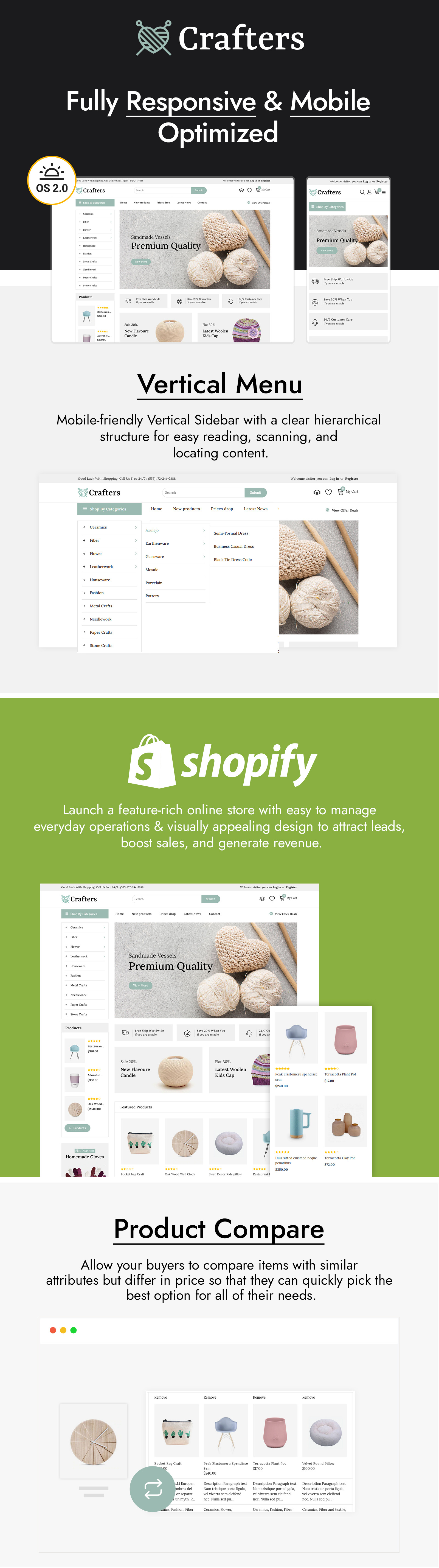 Crafter - Art and Furniture Shopify Theme - TemplateMonster