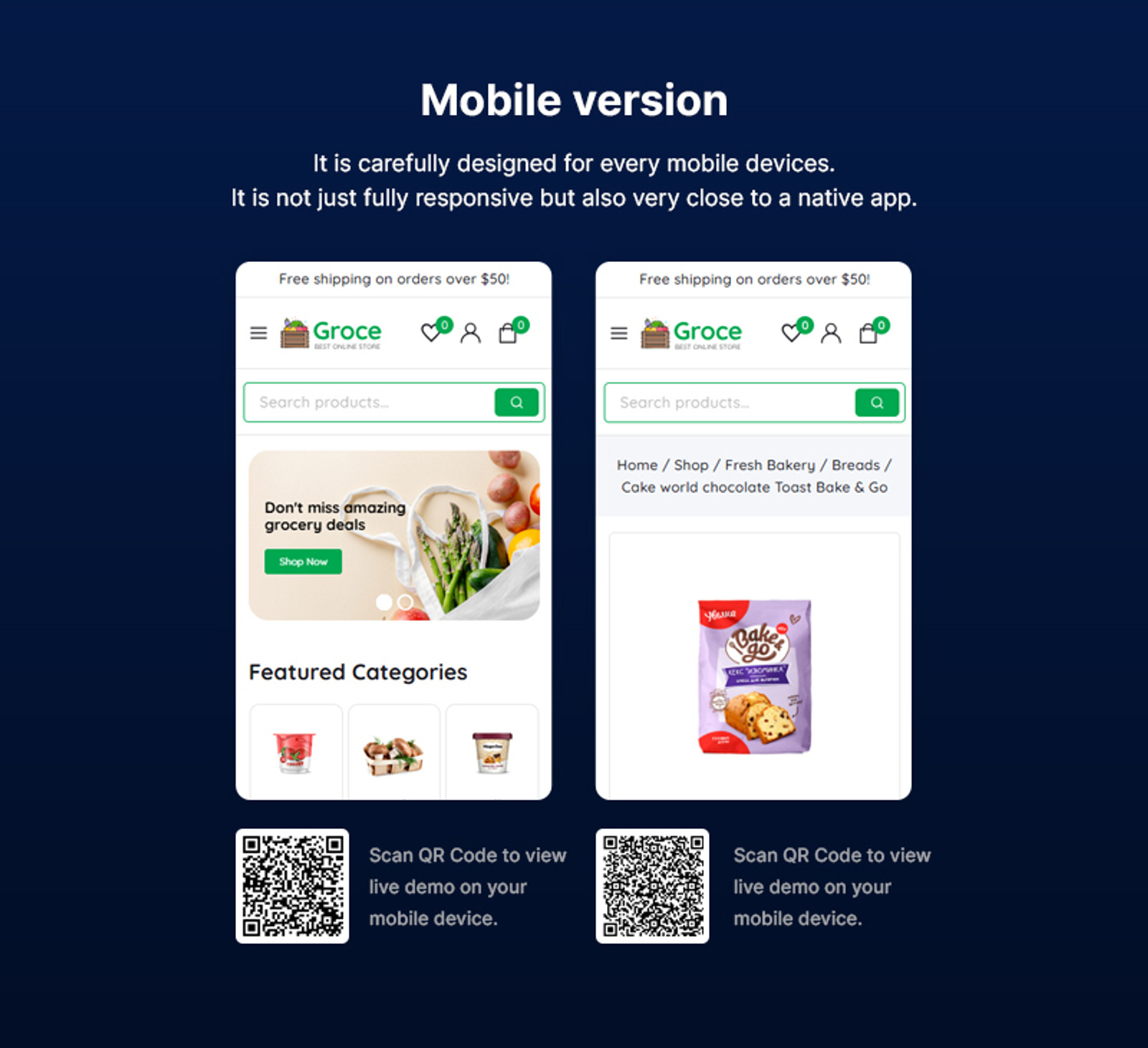 Groce - Grocery and Fruits and Vegetables Elementor WooCommerce Theme