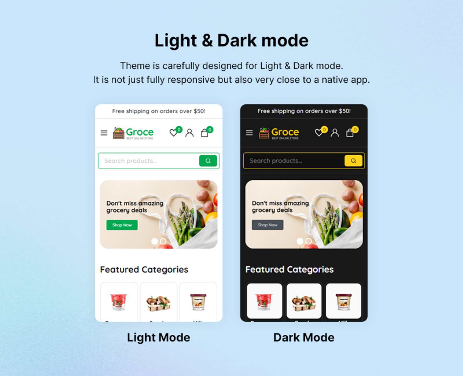 Groce - Grocery and Fruits and Vegetables Elementor WooCommerce Theme