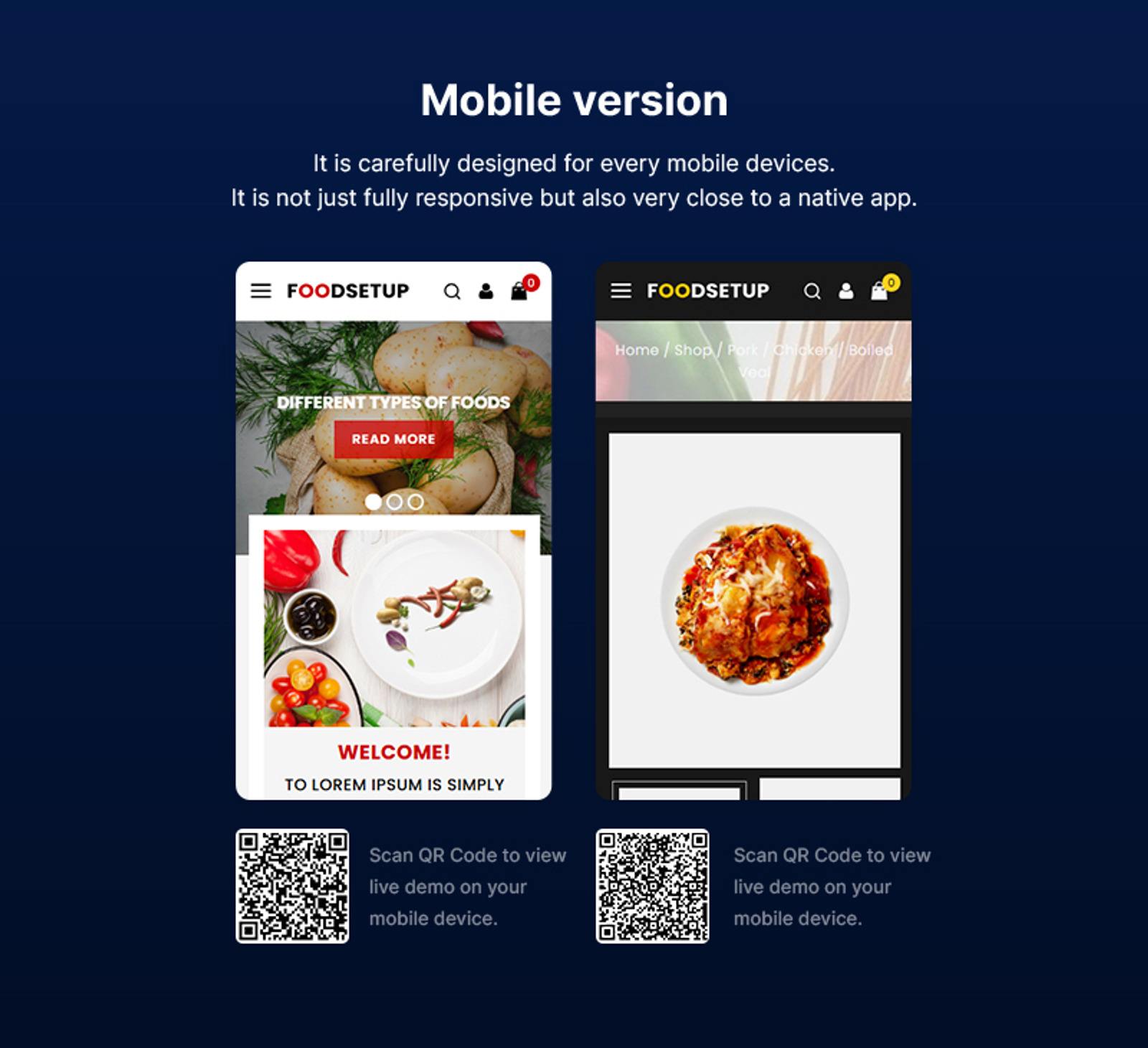 FoodSetup - Food Spices and Restaurant WooCommerce Theme