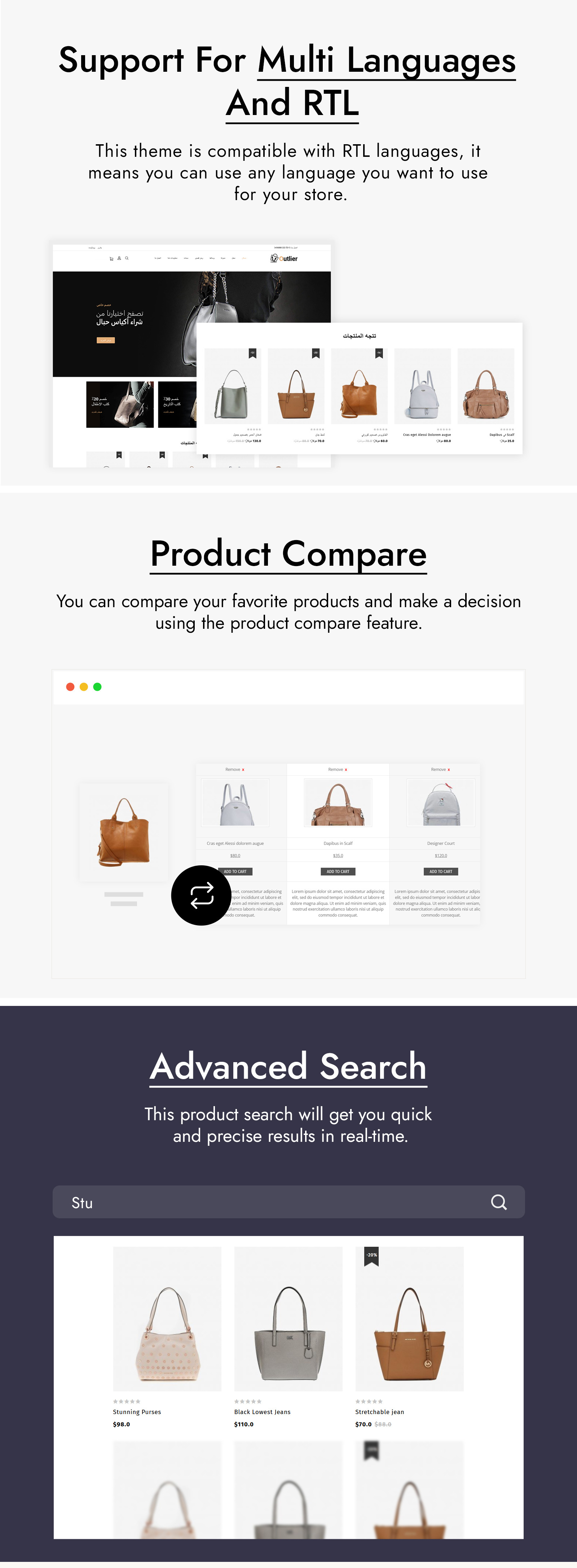 Outlier - Handbag Store WooCommerce Theme - TemplateMonster
