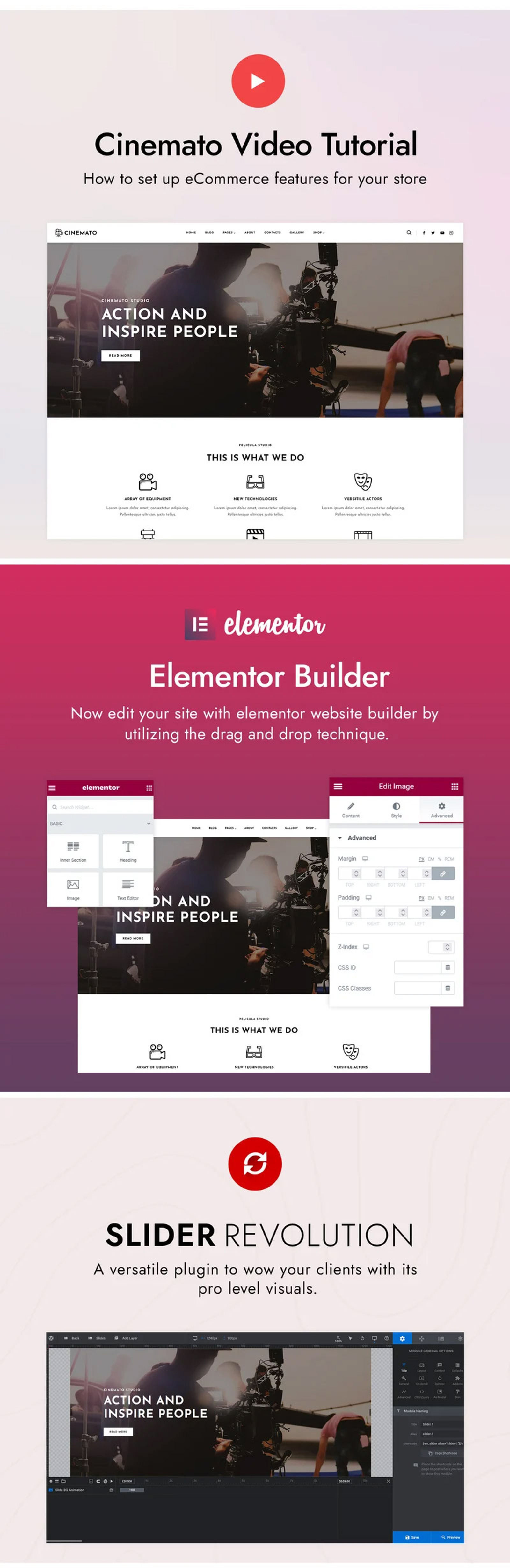 Cinemato - Movie Studio and Film Maker WordPress Theme