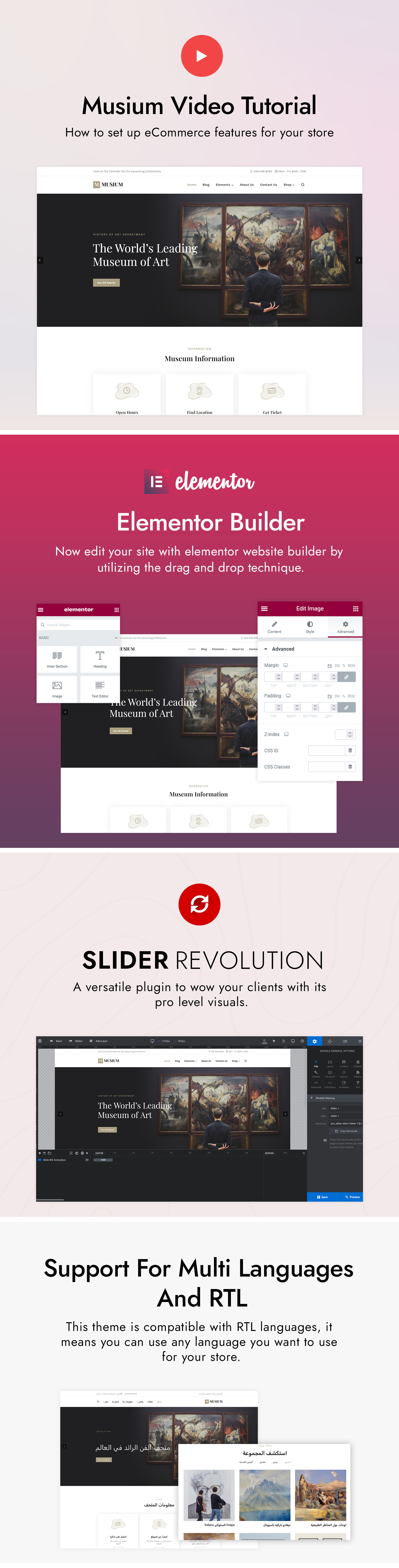 Musium - Art Gallery and Museum WordPress Theme