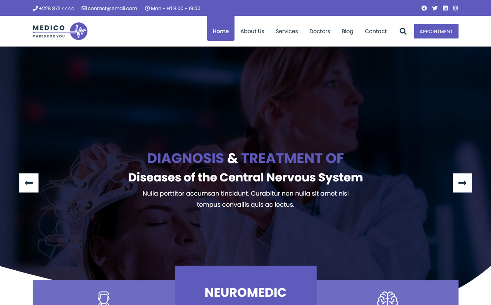 Medico - Joomla 4, 5 and 6 Template For Healthcare With Prebuilt Websites
