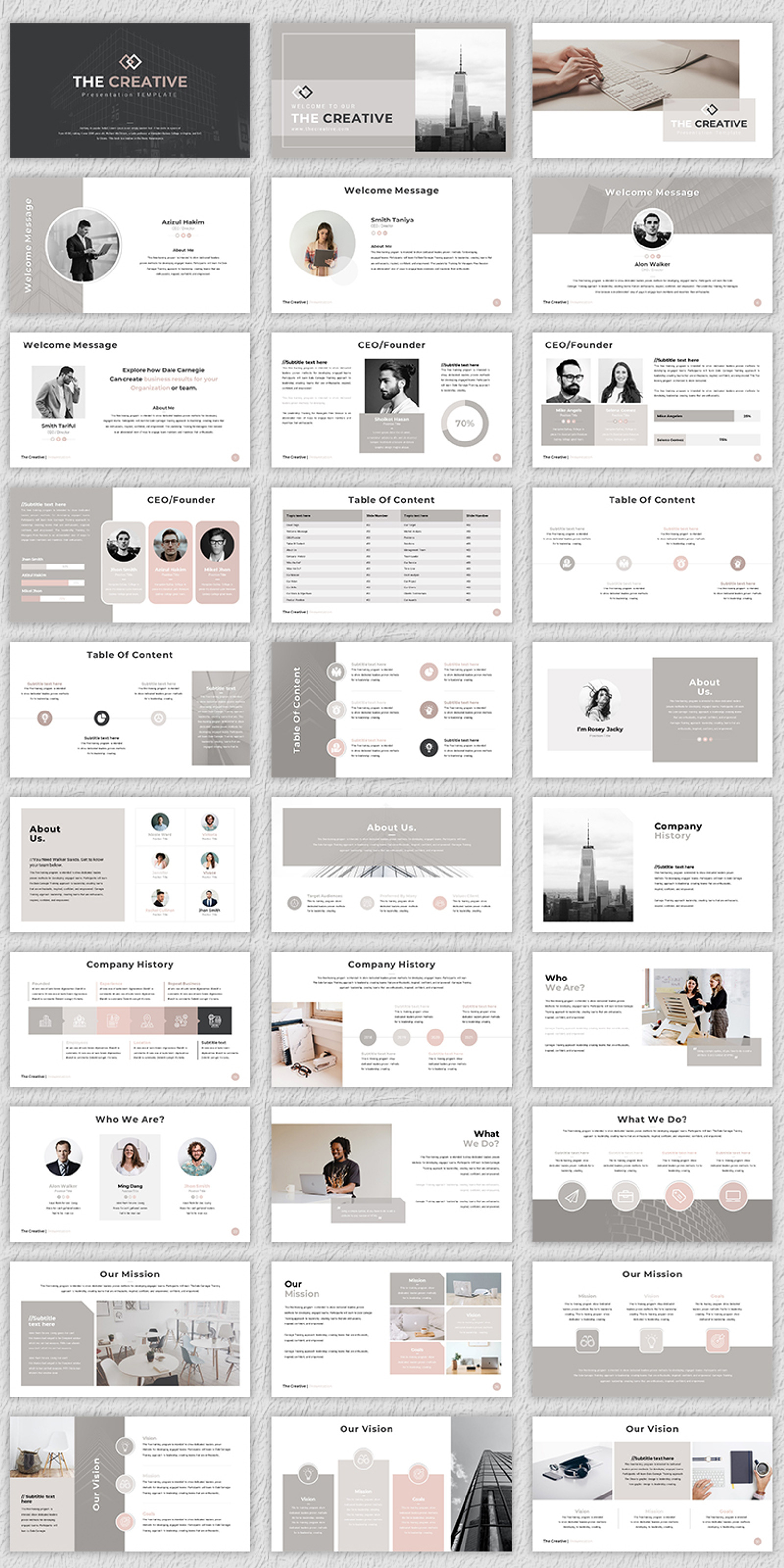 The Creative PowerPoint Template #396037 - TemplateMonster