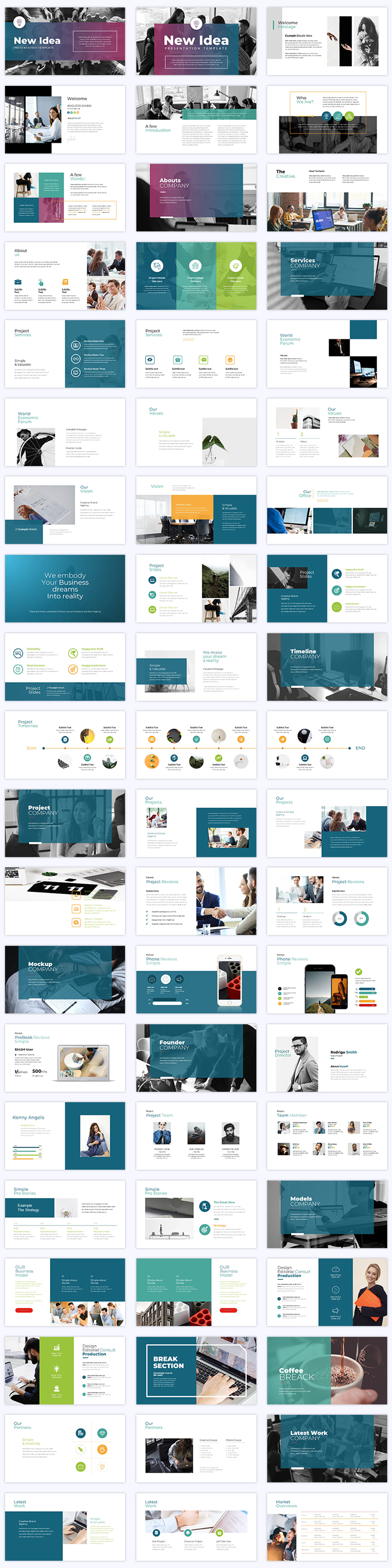 New Corporate Presentation Bundle #397313 - TemplateMonster
