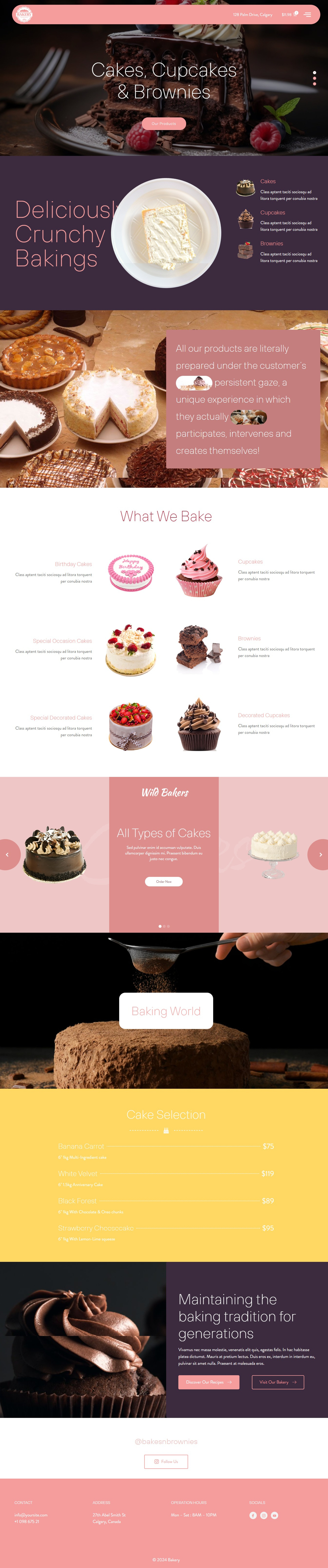 Cake Bakery WooCommerce WordPress Theme - TemplateMonster