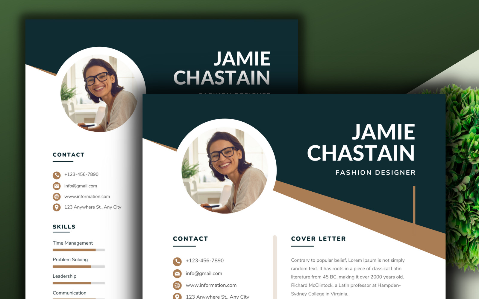 Jamie Chastain - Professional Resume Template