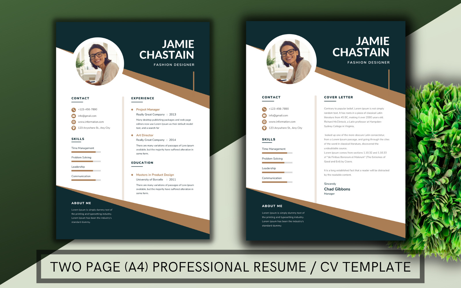Jamie Chastain - Professional Resume Template