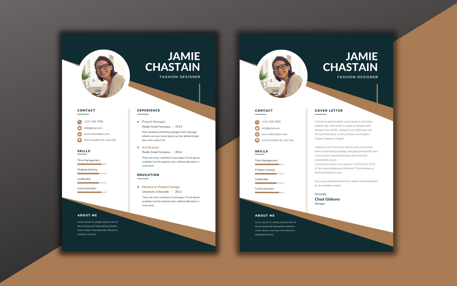 Jamie Chastain - Professional Resume Template