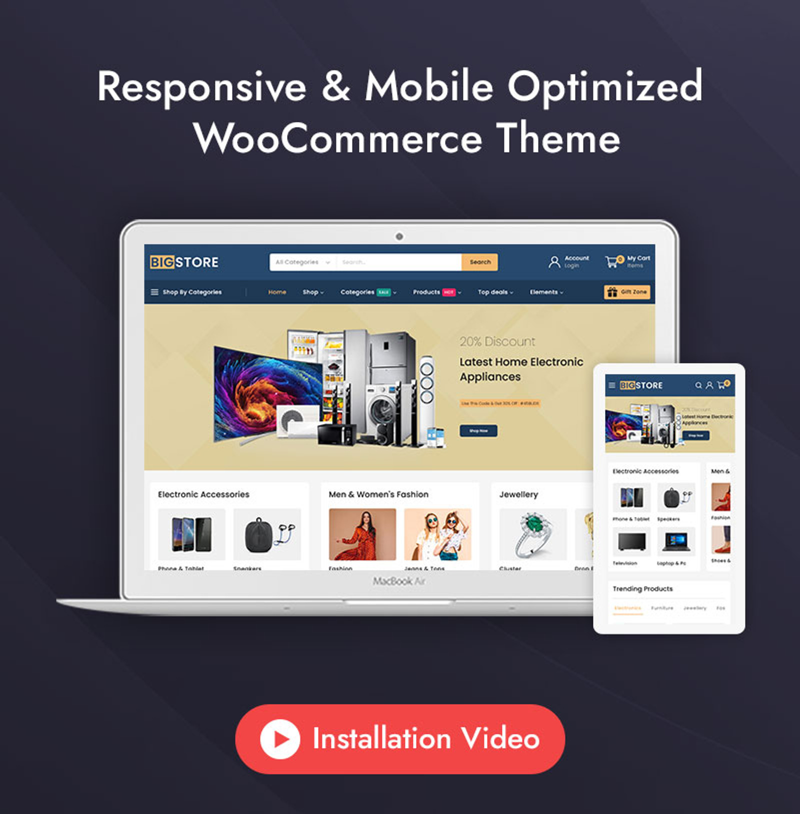 BigStore - Mega Super Store Elementor WooCommerce Responsive Theme