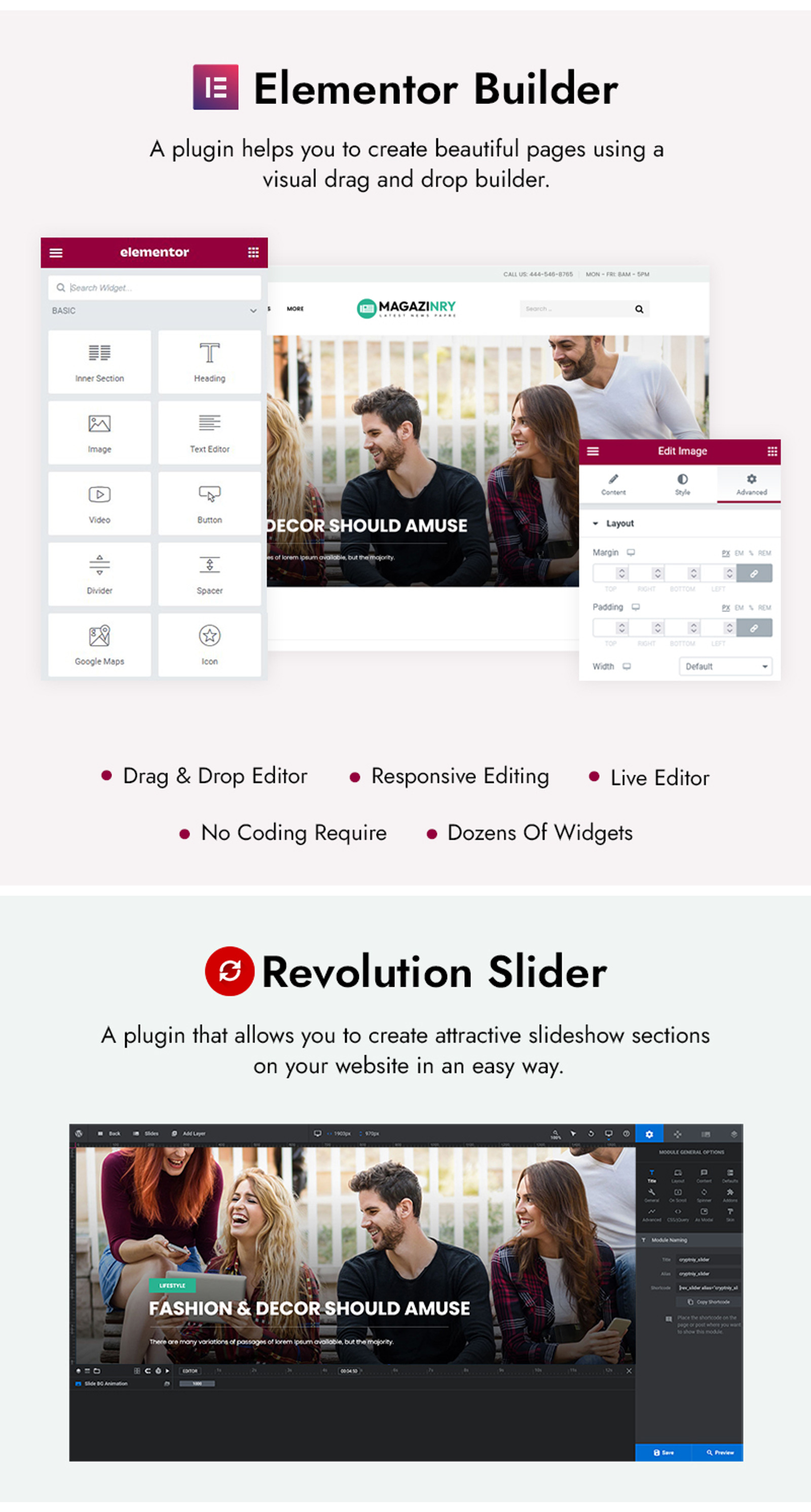 Magazinry - Newspaper, Magazine & Blog Elementor WordPress Responsive Theme
