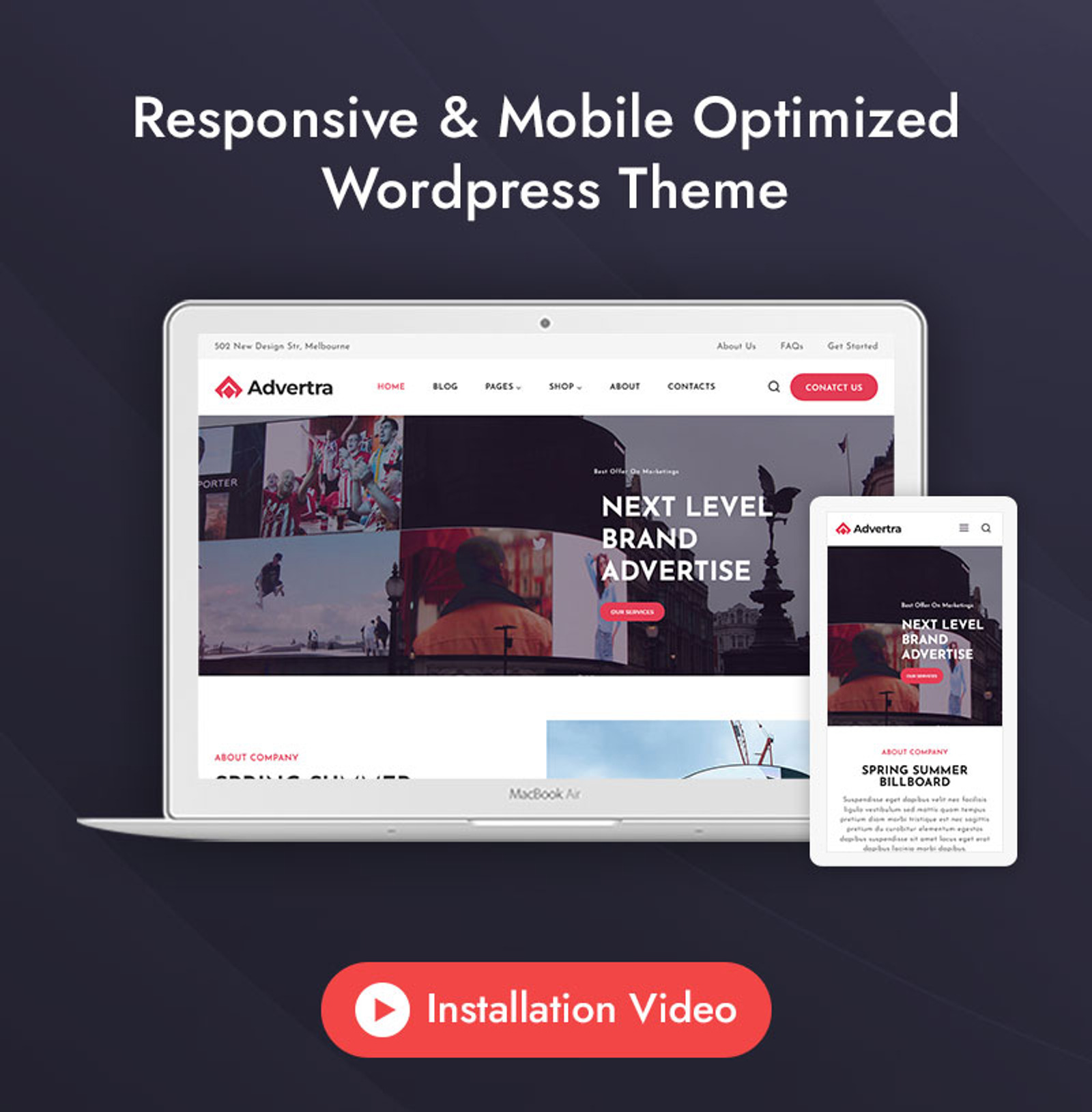 Adverta - Advertising and Marketing Agency Elementor WordPress ...