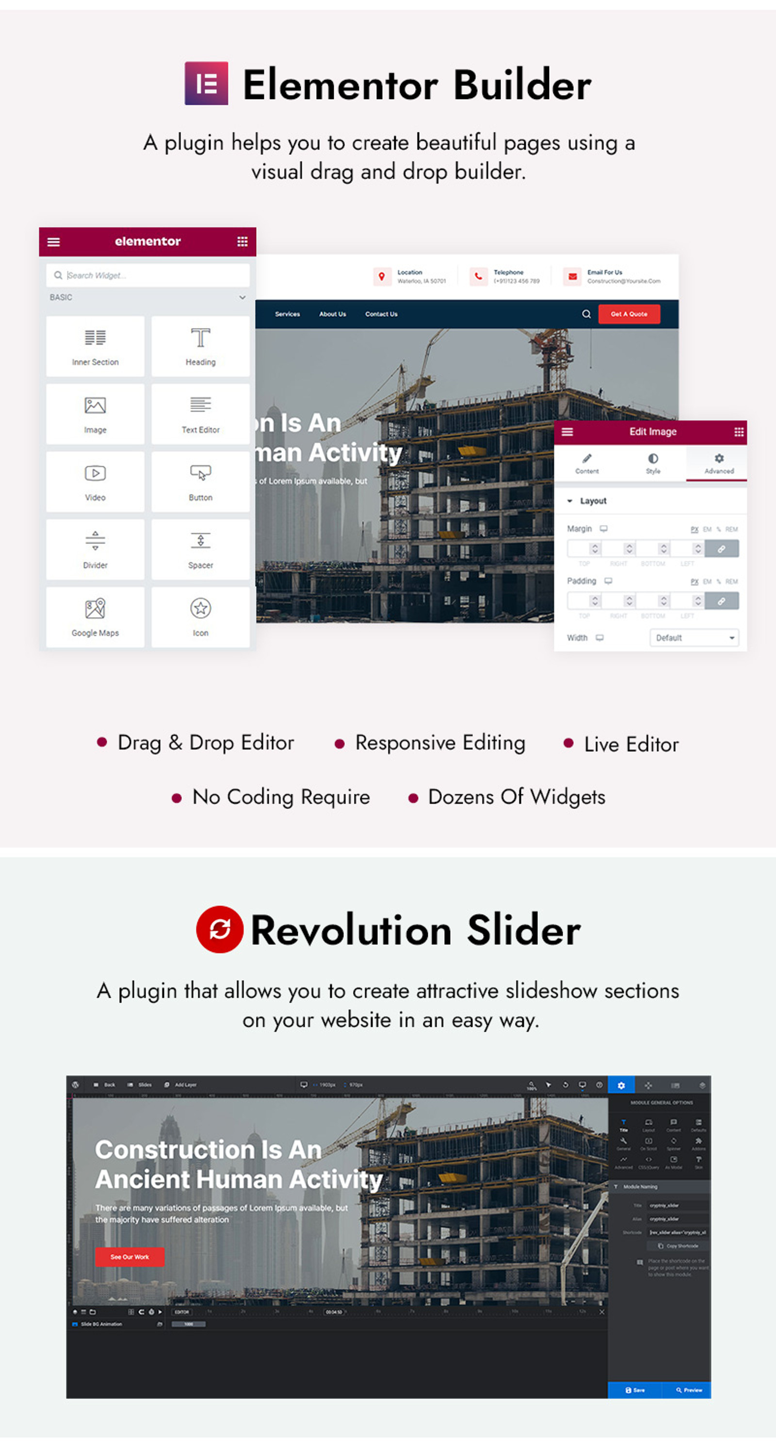Constructx - Construction, Architecture Elementor WordPress Responsive Theme