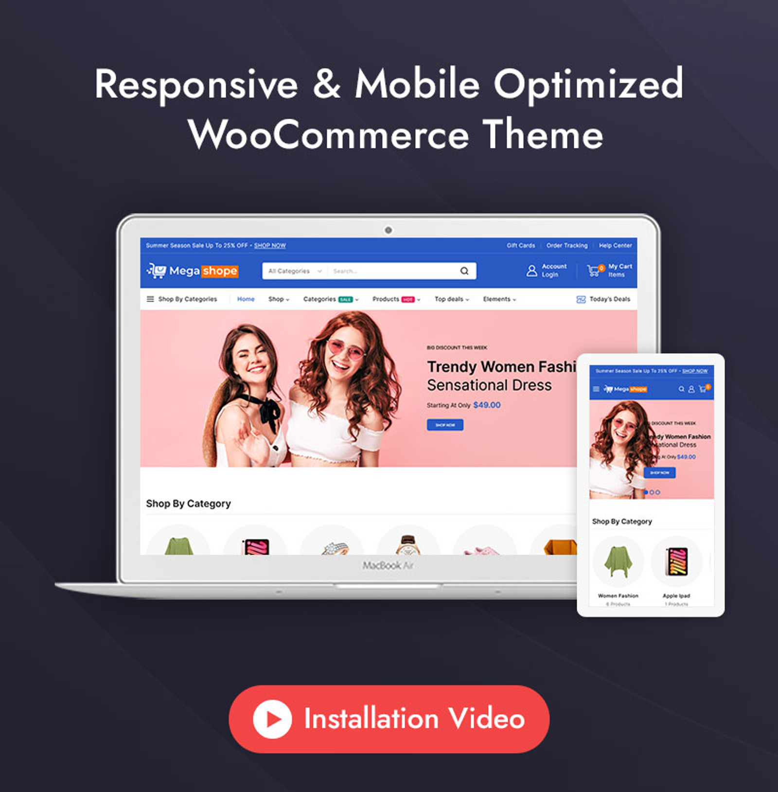 Megashope - Multipurpose Elementor WooCommerce Responsive Theme
