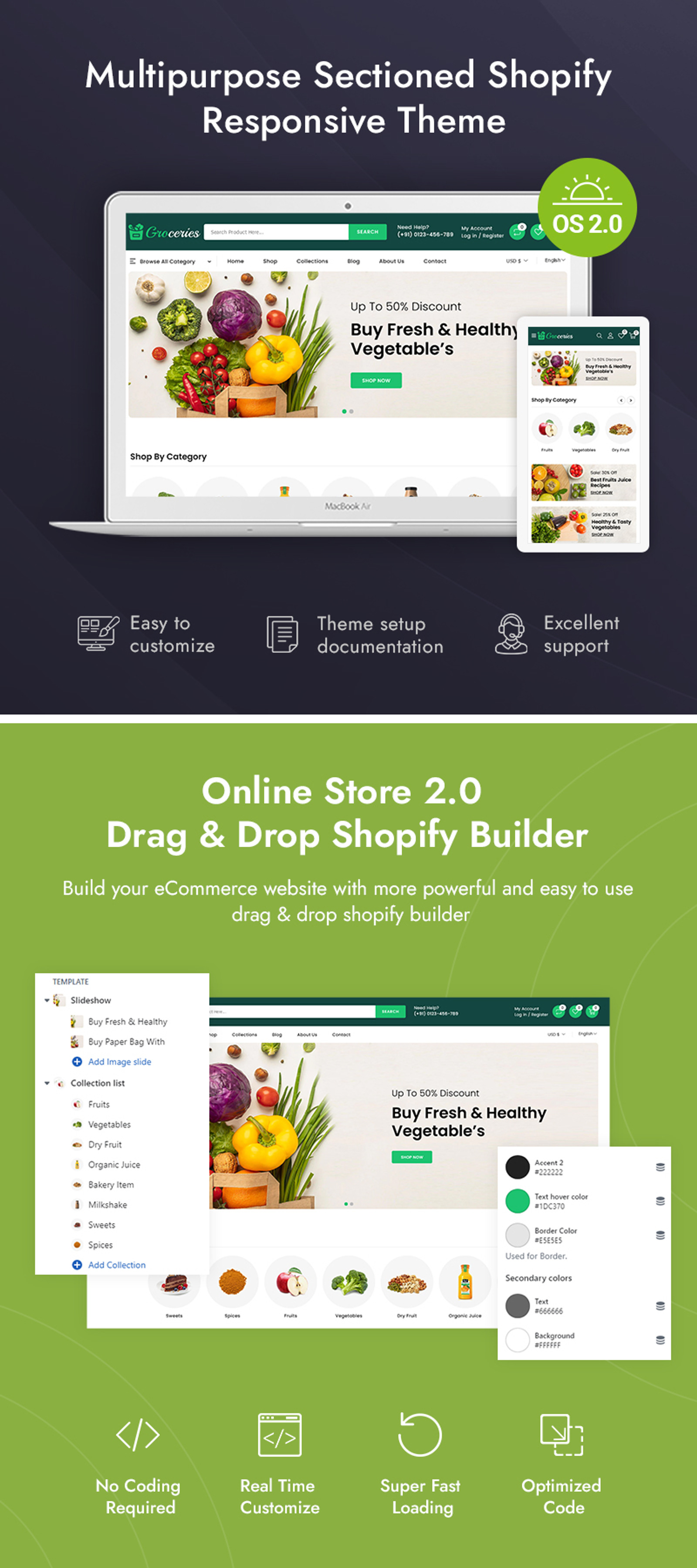 Groceries - Super Market Store Shopify 2.0 Responsive Theme