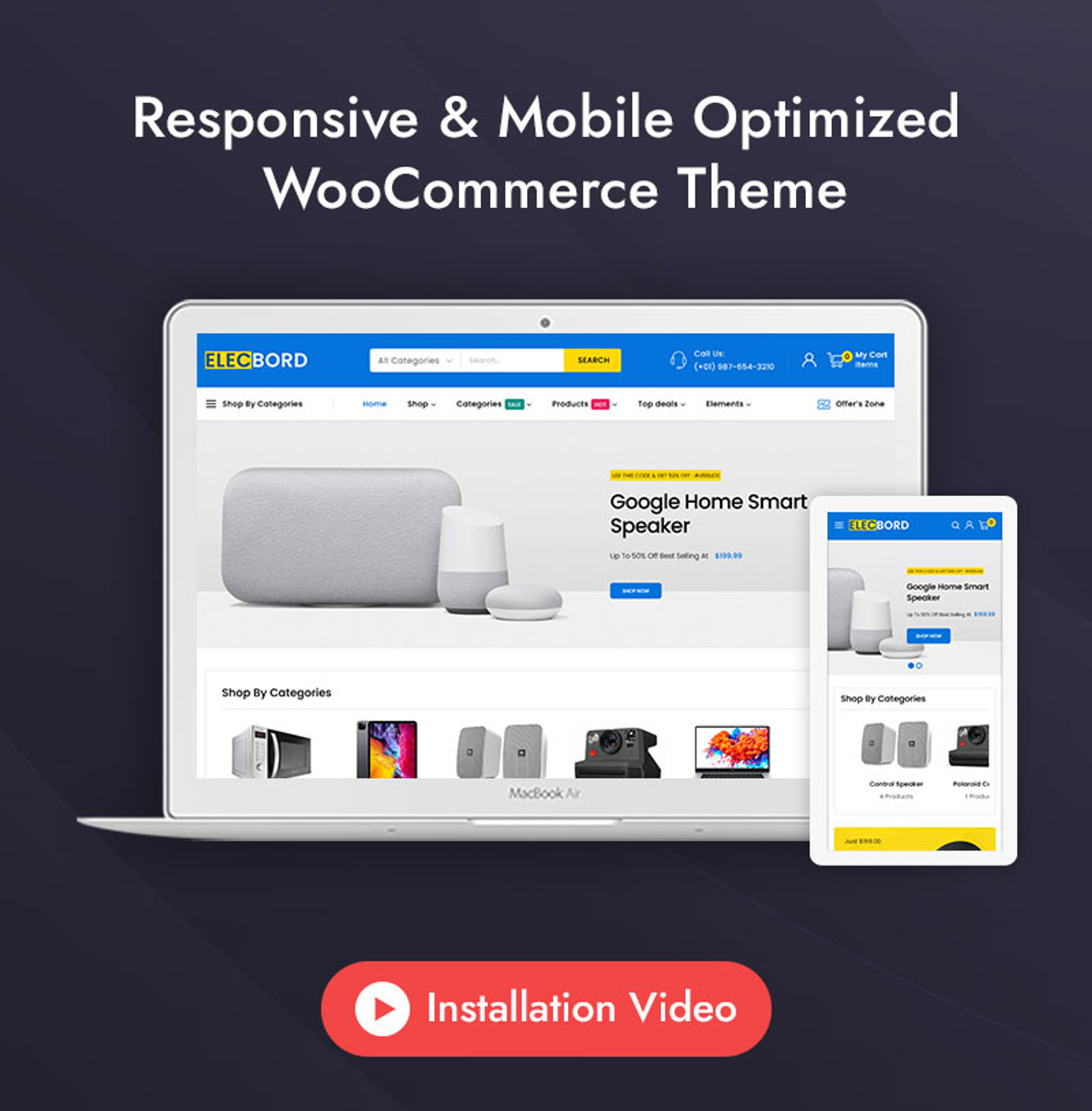 Elecbord - Mega Electronics Store Elementor WooCommerce Responsive Theme