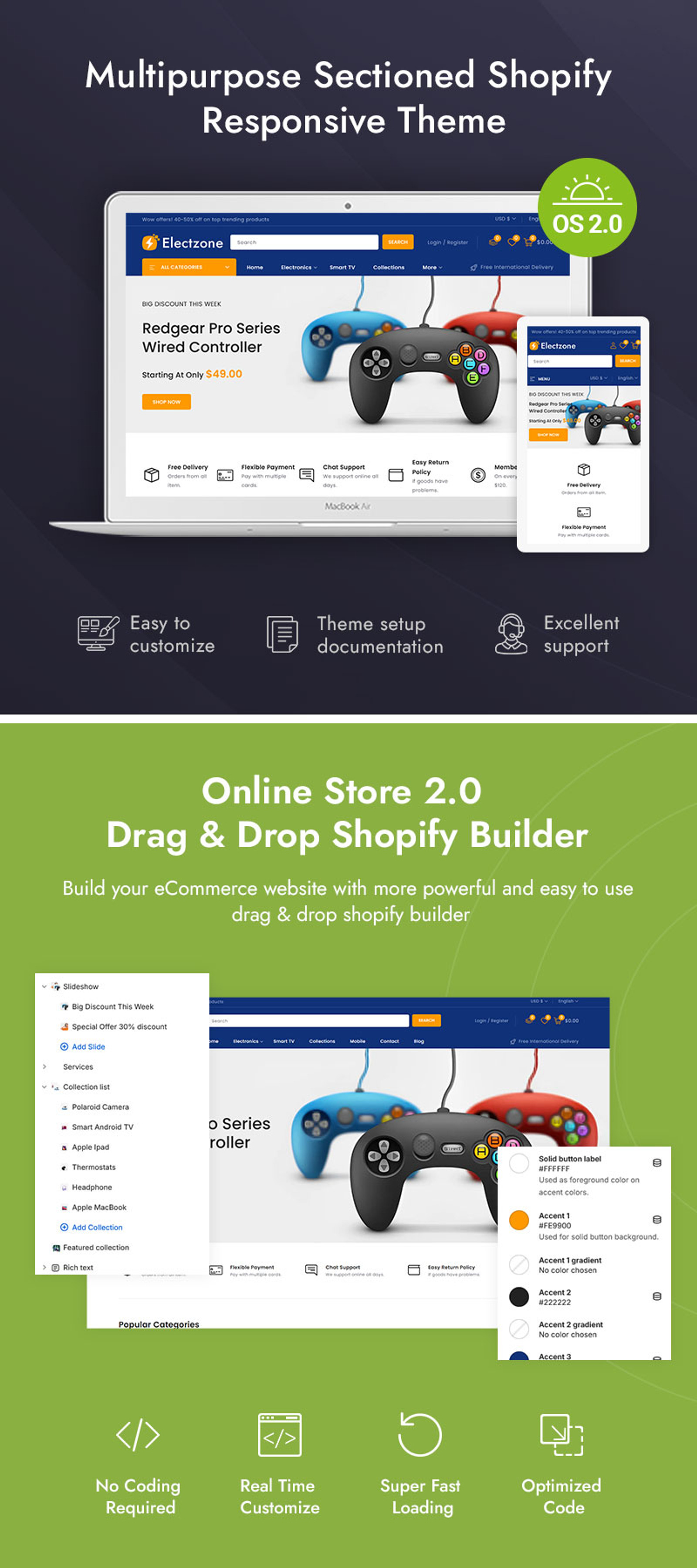 Electzone - Multipurpose Electronics Store Shopify 2.0 Responsive Theme