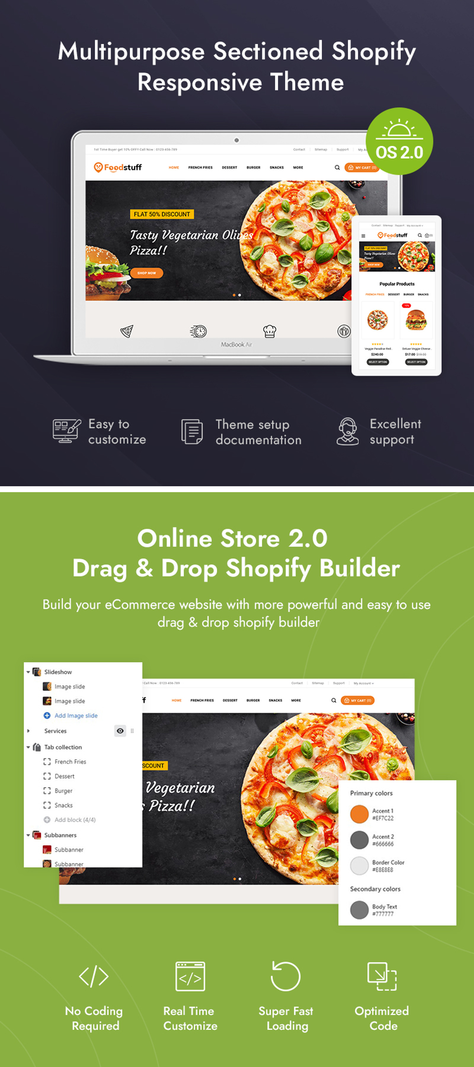 FoodStuff - Best Food Store Shopify 2.0 Responsive Theme