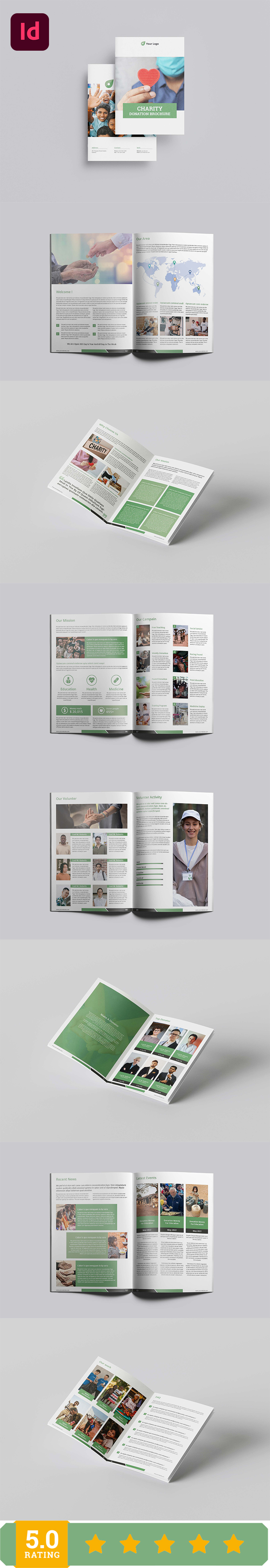 Charity Brochure Design/Foundation Brochure - TemplateMonster