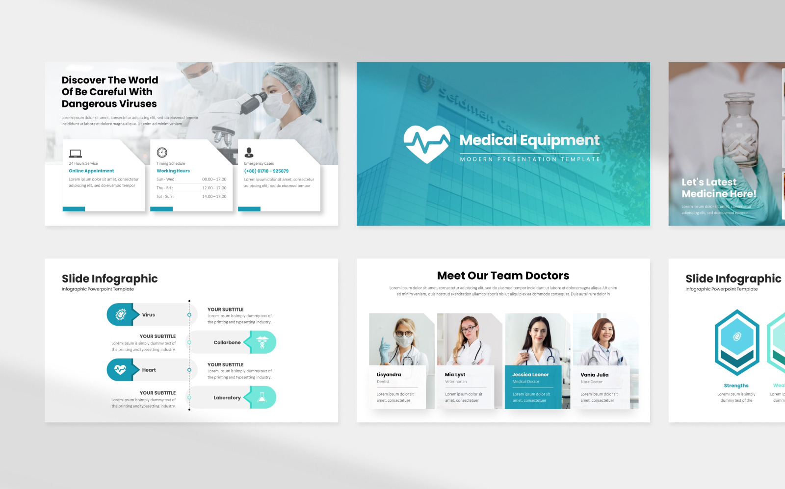 Medical Equipment PowerPoint Template - TemplateMonster