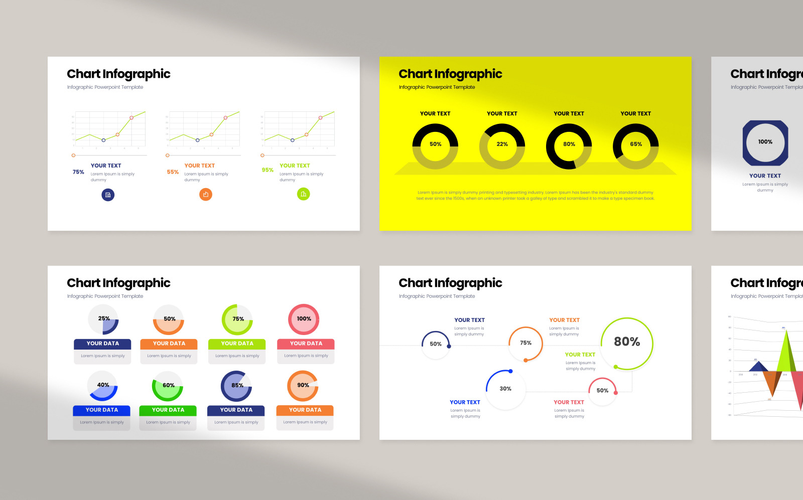 Chart Business Infographic Presentation Template