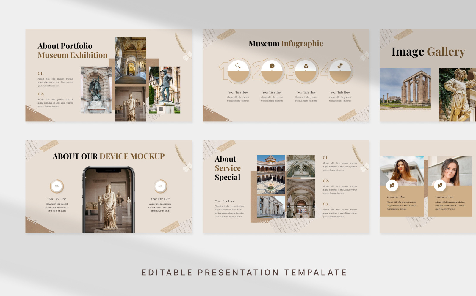 Museum Presentation Template #369116 - TemplateMonster