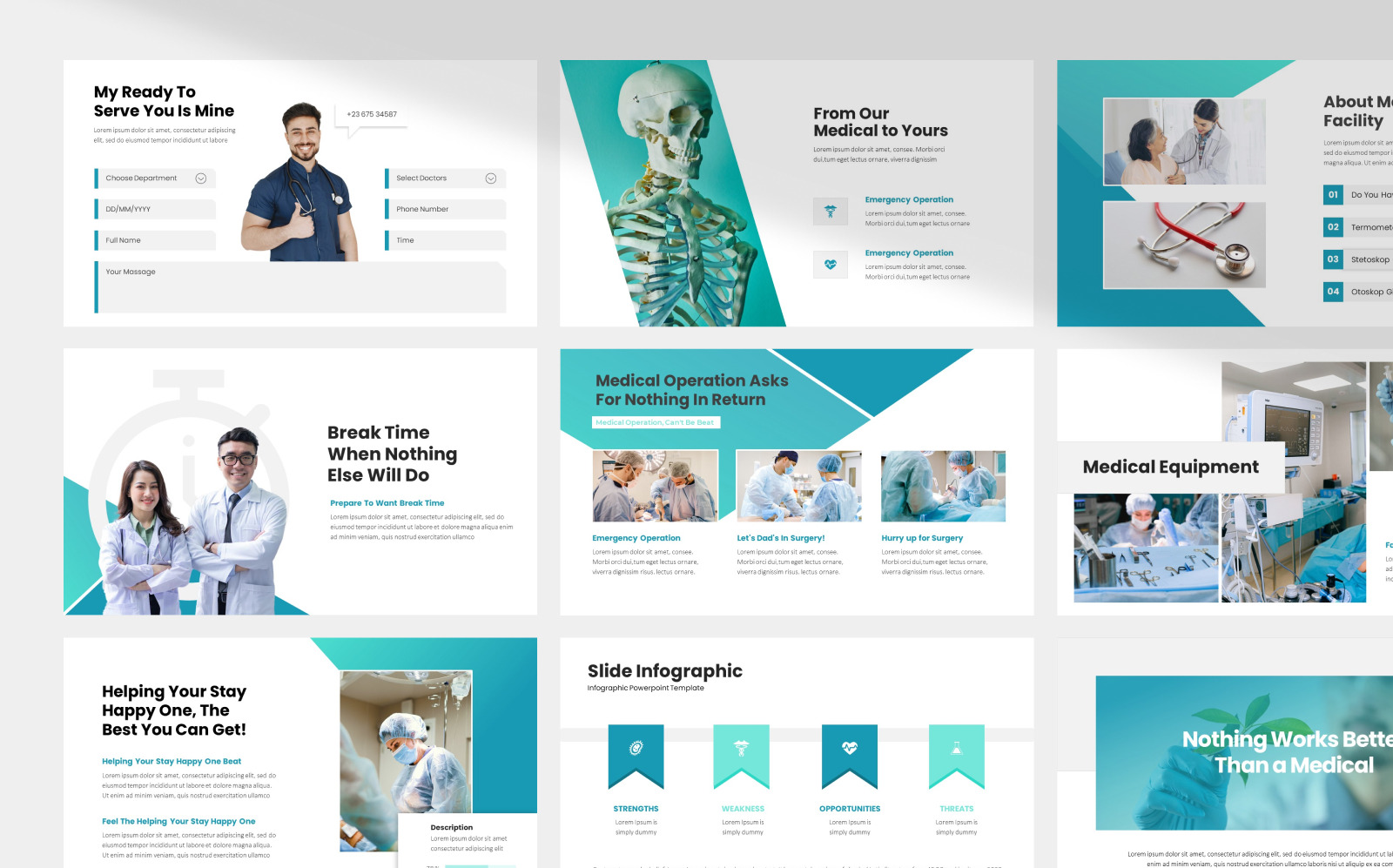 Medical Equipment PowerPoint Template - TemplateMonster