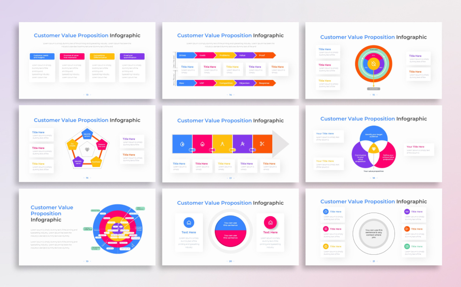 Customer Value PowerPoint Infographic Template