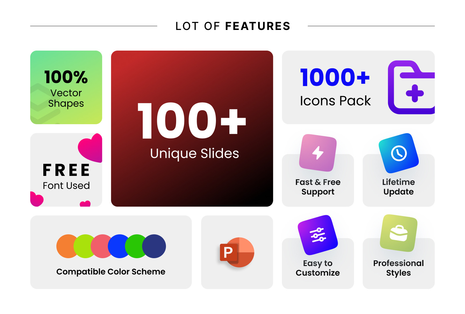 Square Image Placeholder Infographic Presentation Template