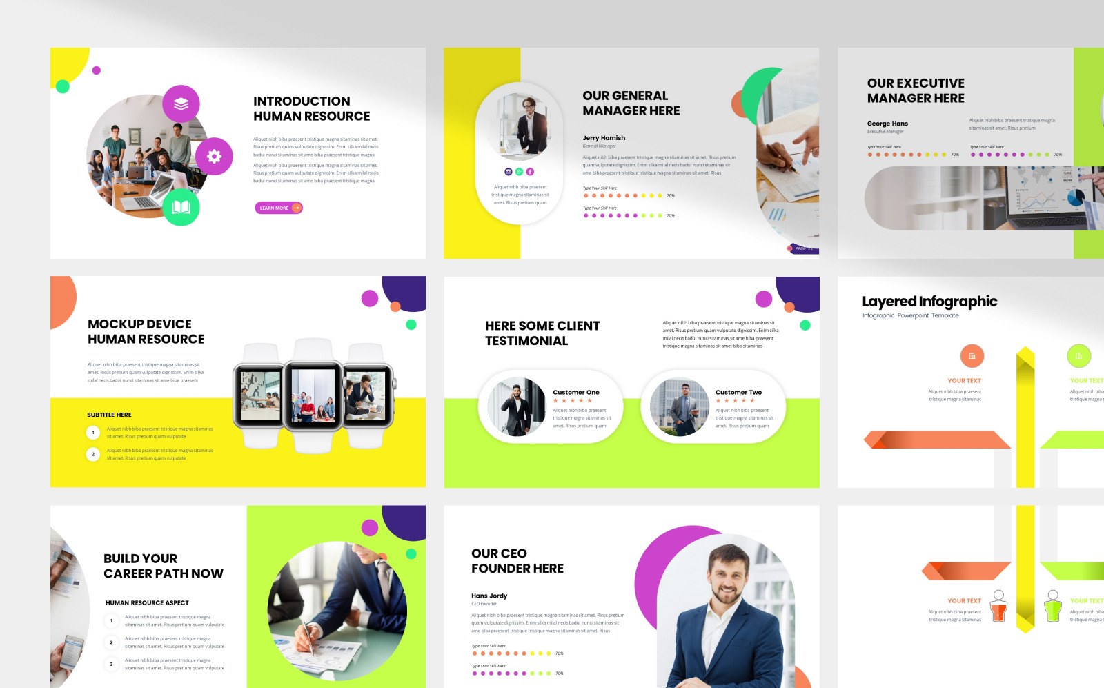 Human Resource Presentation Template - TemplateMonster
