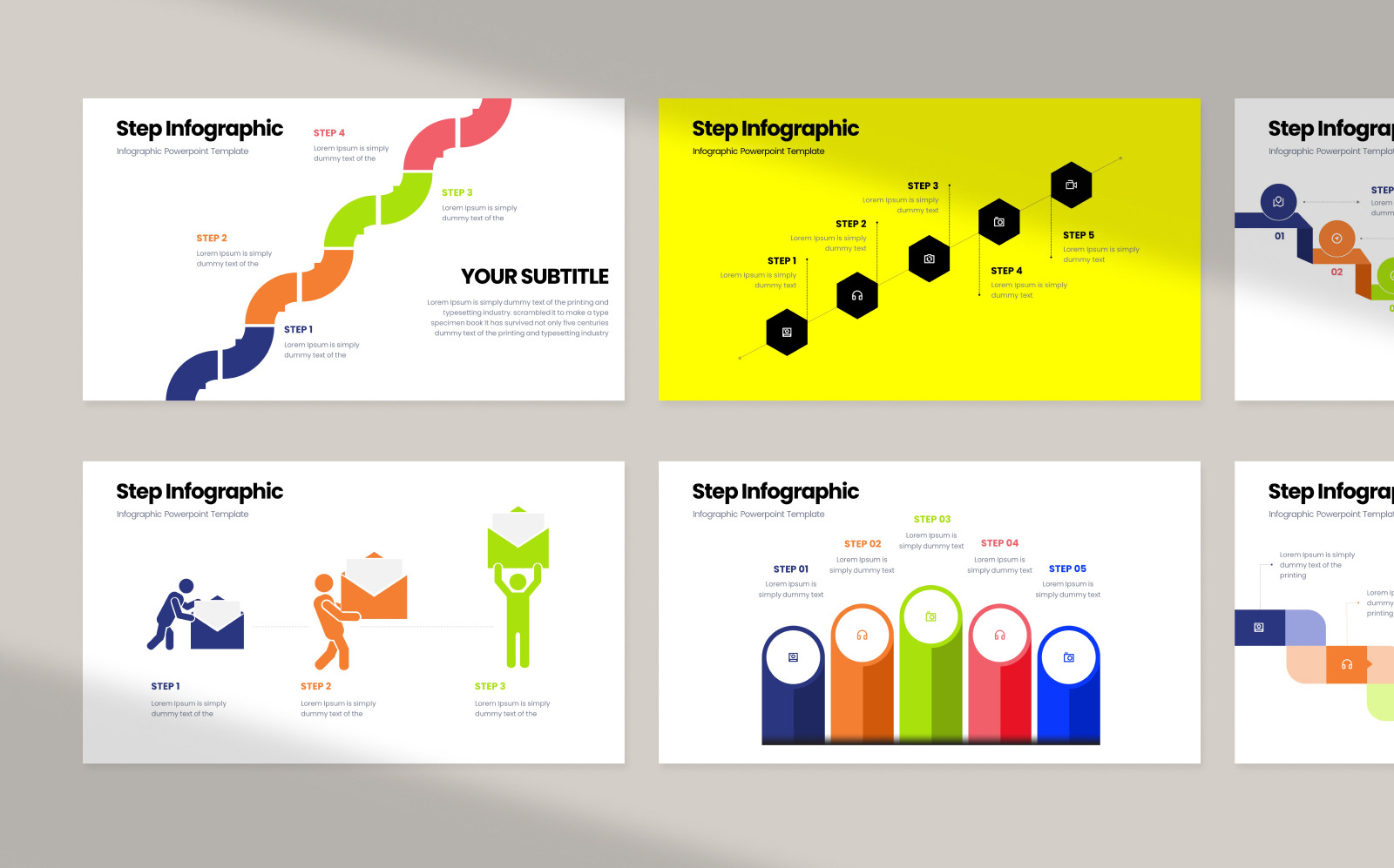 Step Business Infographic Presentation Template