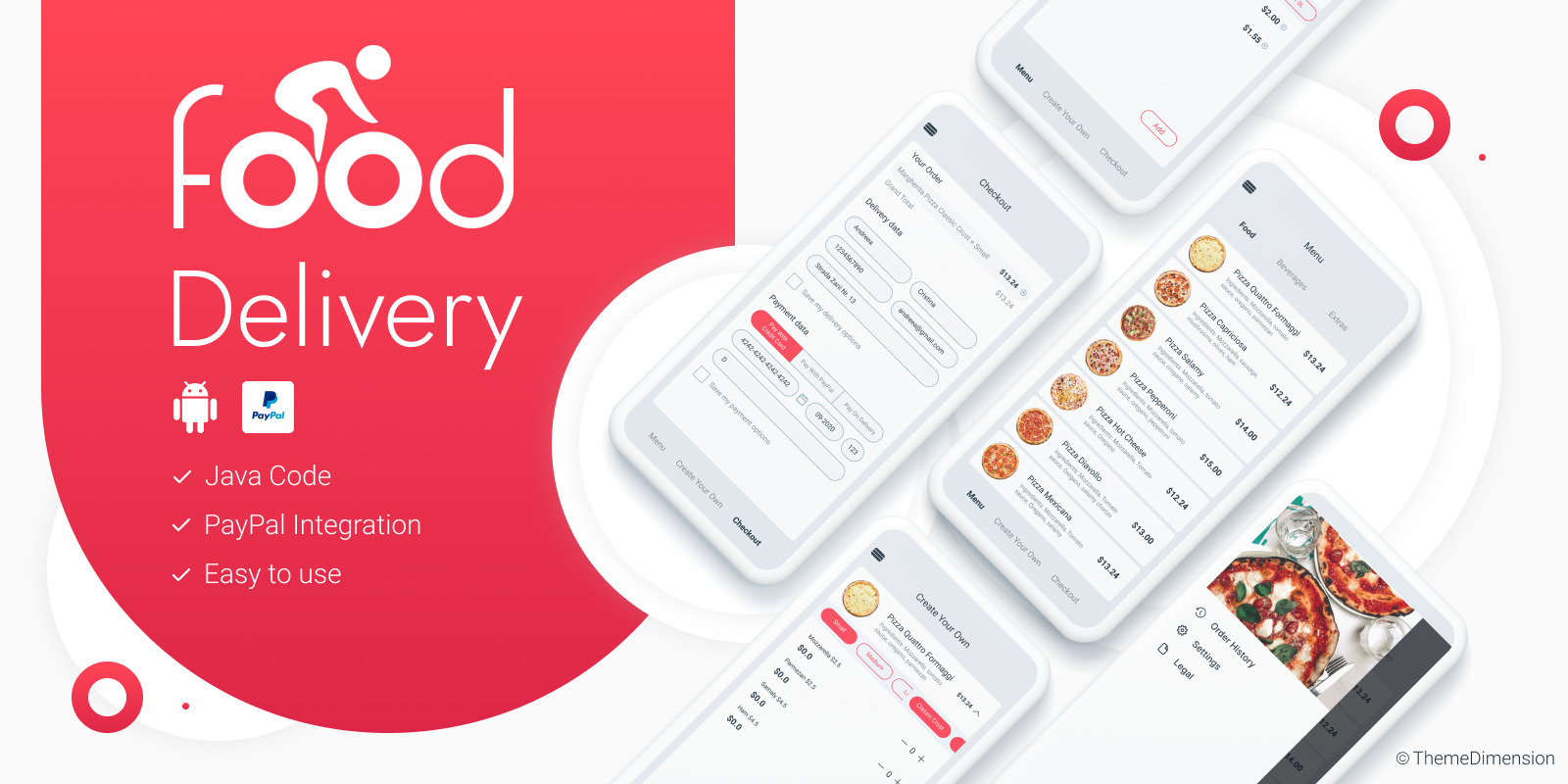 Food - Android Food Delivery App Template - TemplateMonster