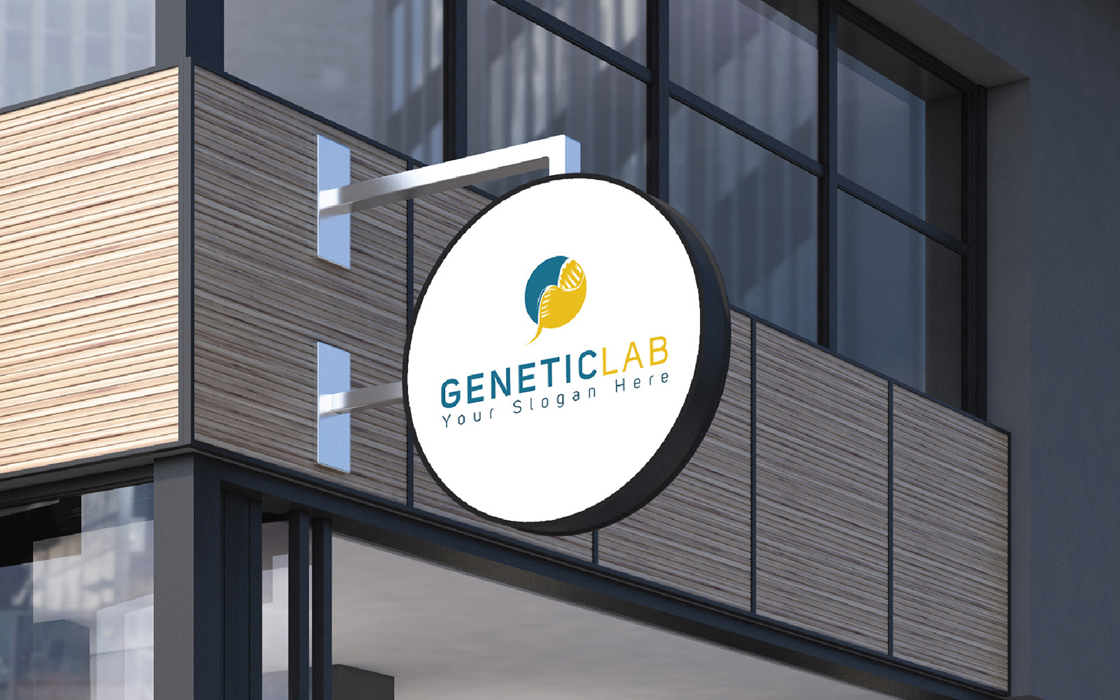 Genetic Lab Logo Design Template #188697 - TemplateMonster