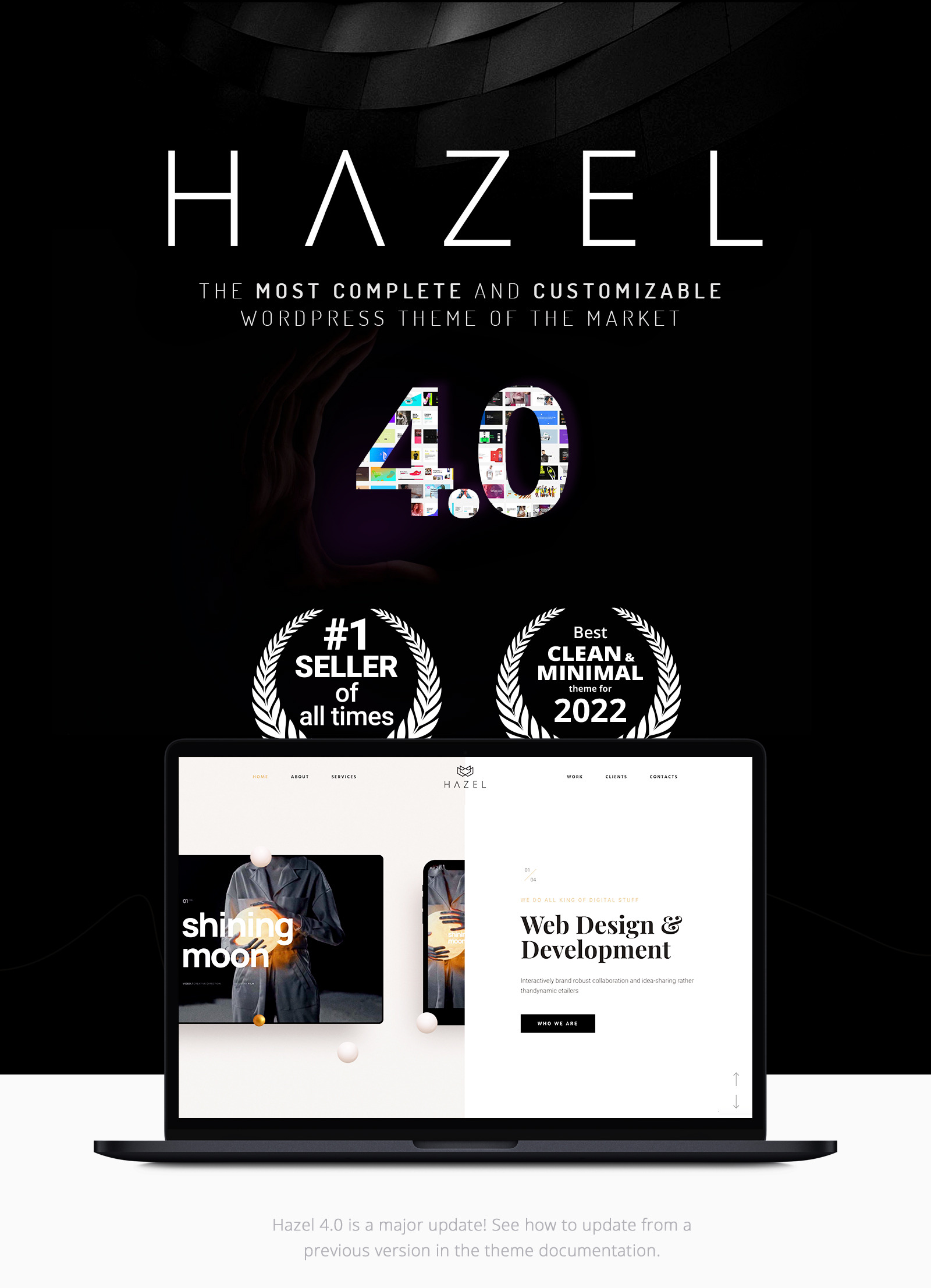 Hazel - Clean Minimalist Multi-Purpose WordPress Theme