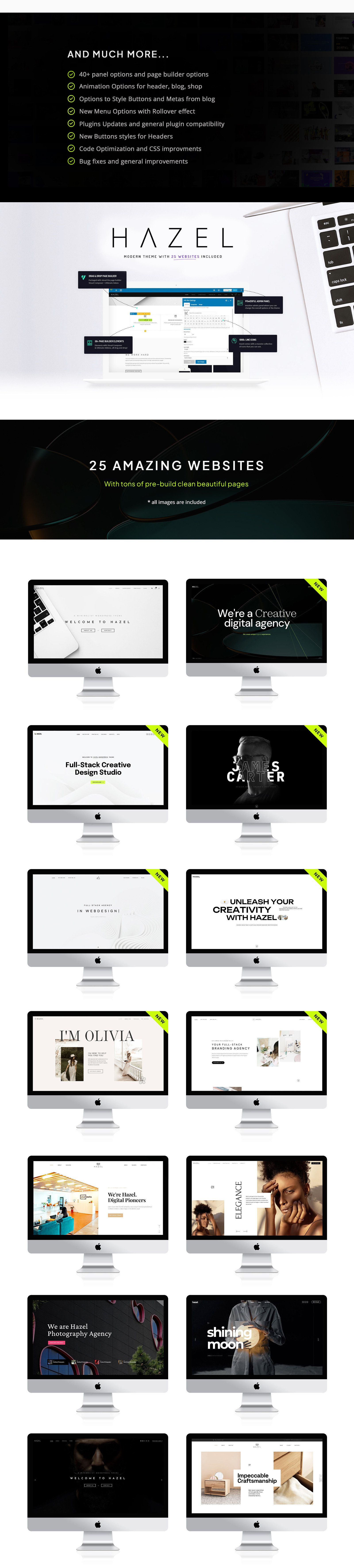 Hazel - Clean Minimalist Multi-Purpose WordPress Theme