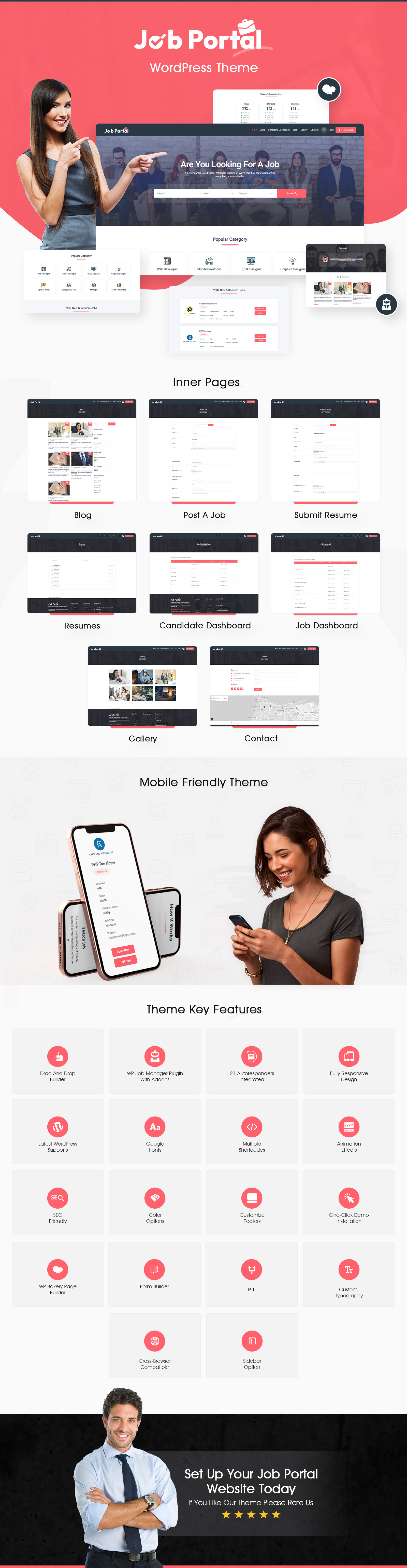 Job Portal WordPress Theme #231585 - TemplateMonster