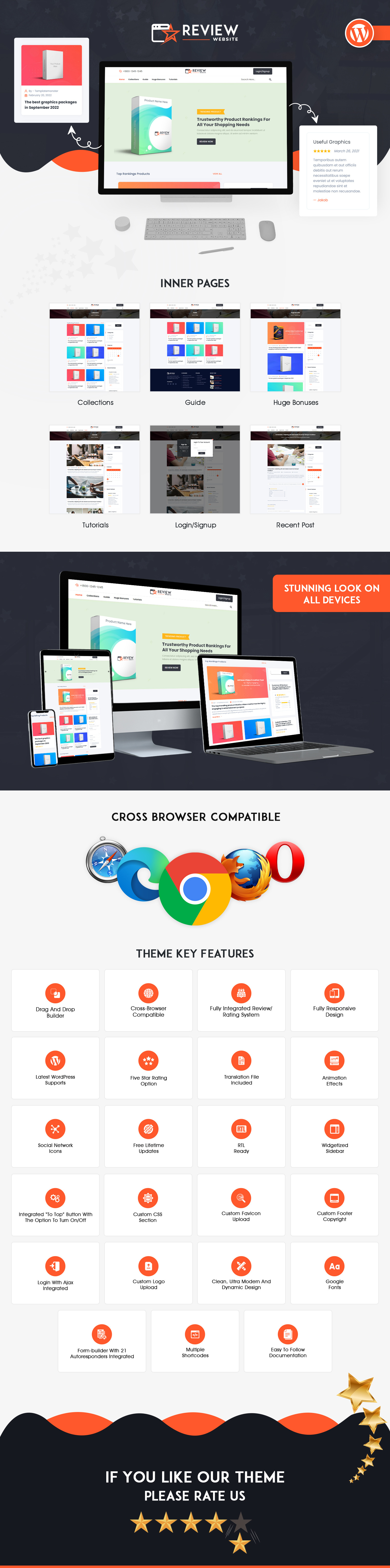 Reviews & Ratings WordPress Theme - TemplateMonster