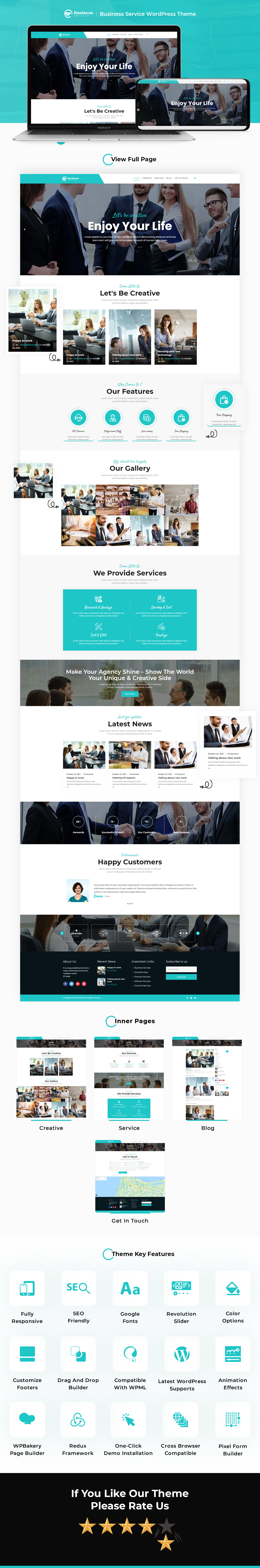 Business Services WordPress Theme #213179 - TemplateMonster