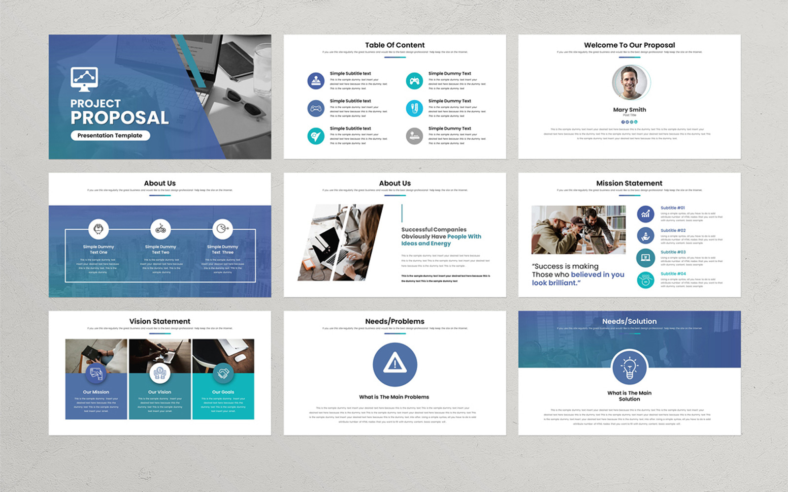 Project Proposal PowerPoint presentation template