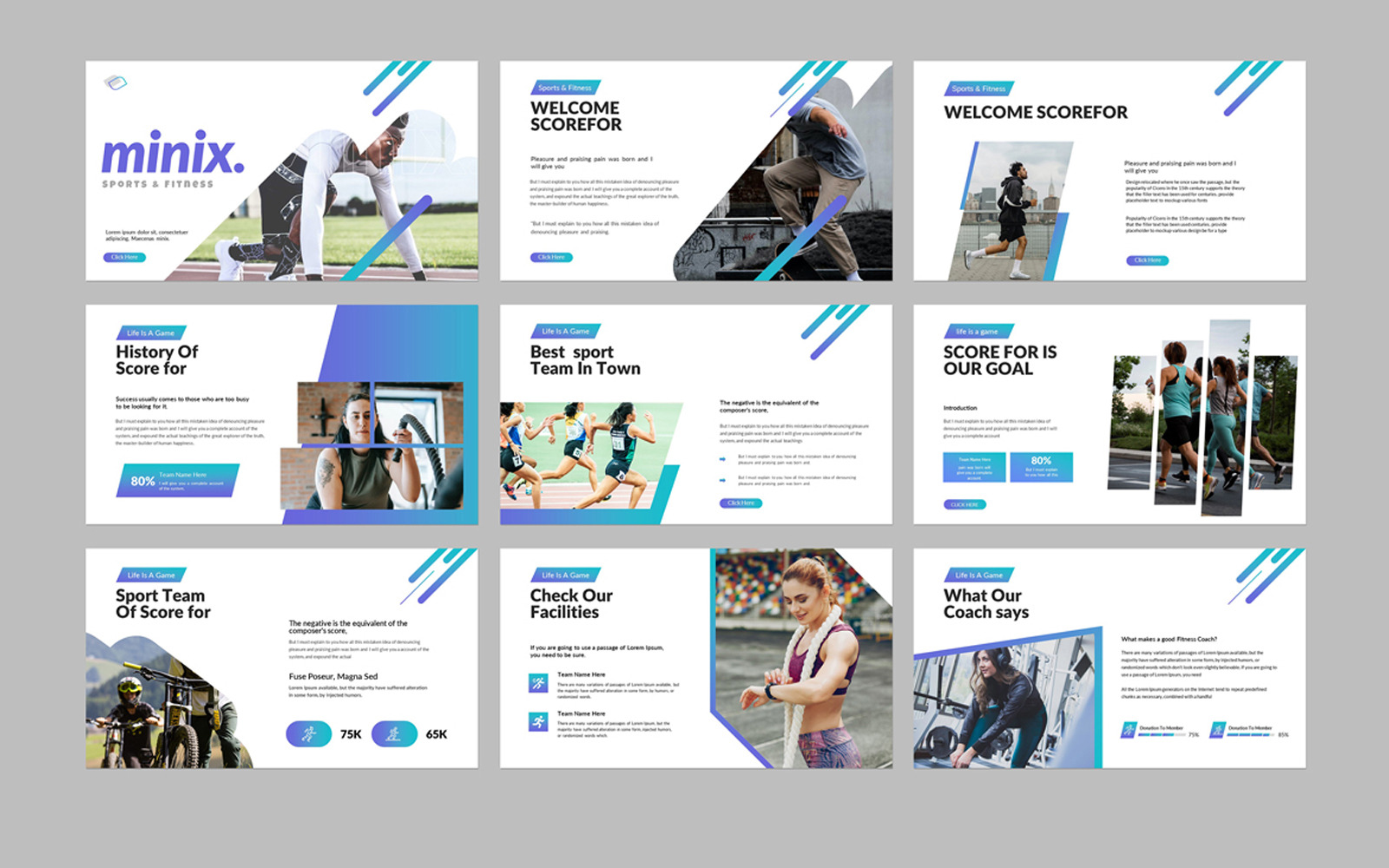 Minix PowerPoint Presentation Template - TemplateMonster